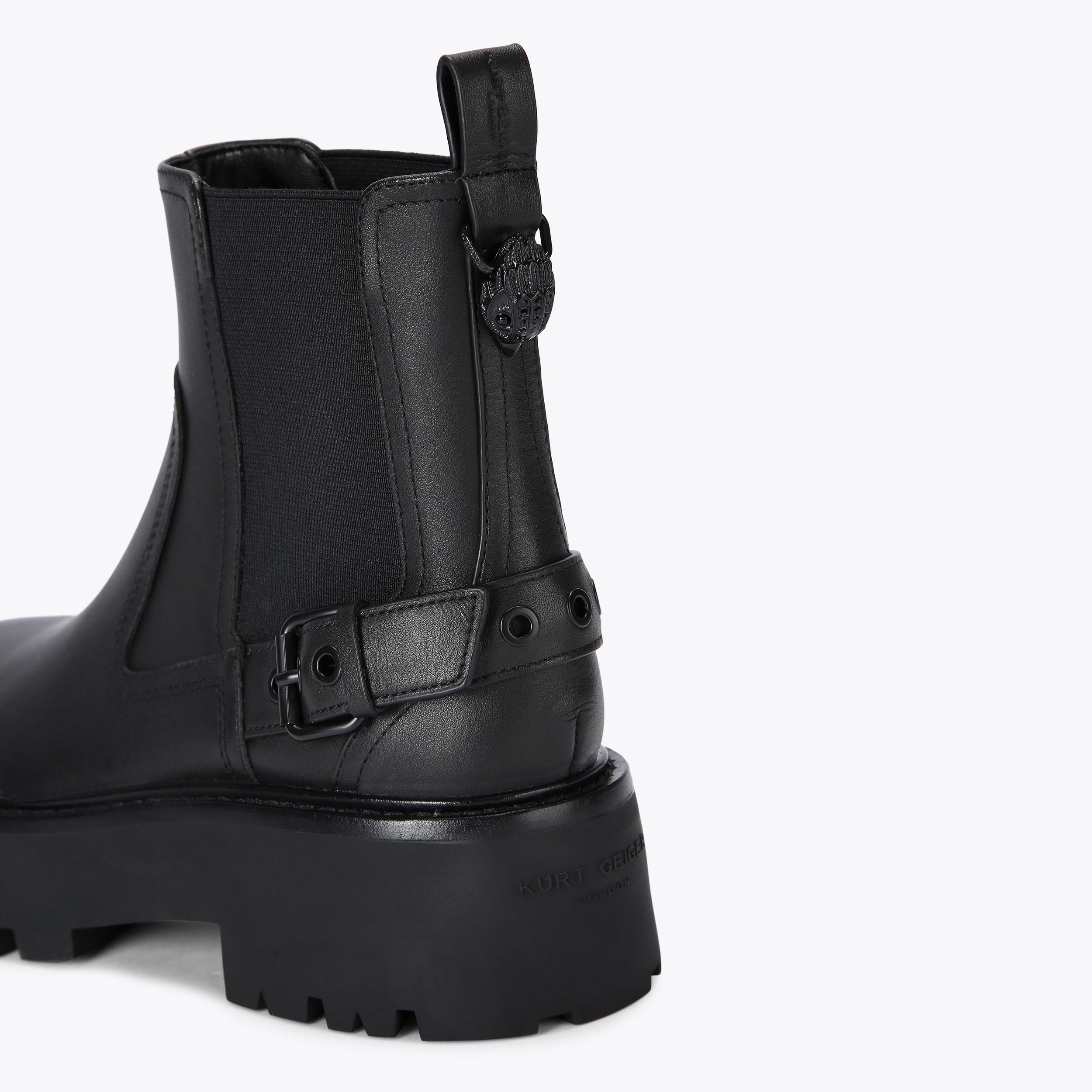 MATILDA CHELSEA BOOT Black Leather Boots by KURT GEIGER LONDON