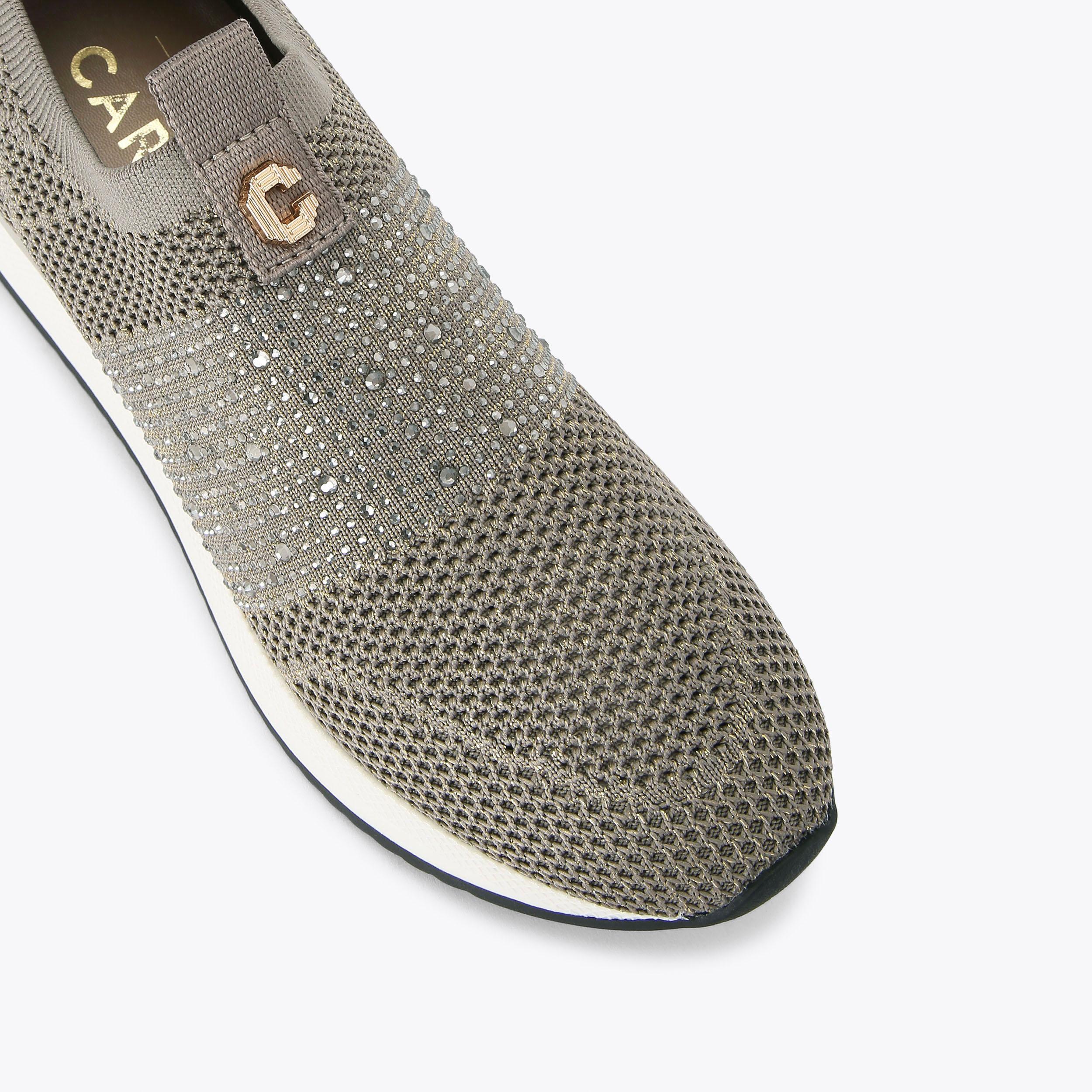 JANEIRO 2 grey slip on trainers by CARVELA