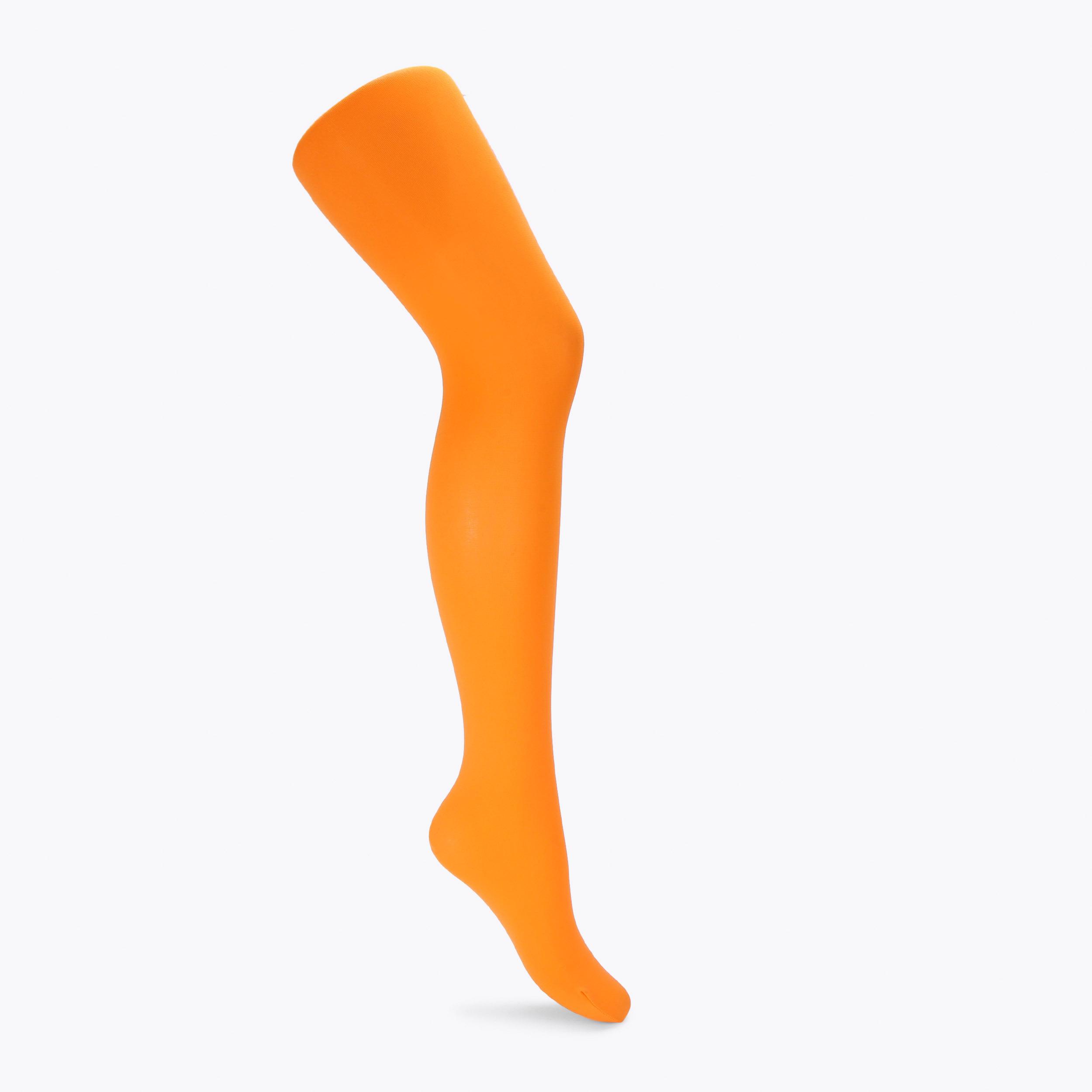 OPAQUE TIGHTS Orange Opaque Tights by KURT GEIGER LONDON