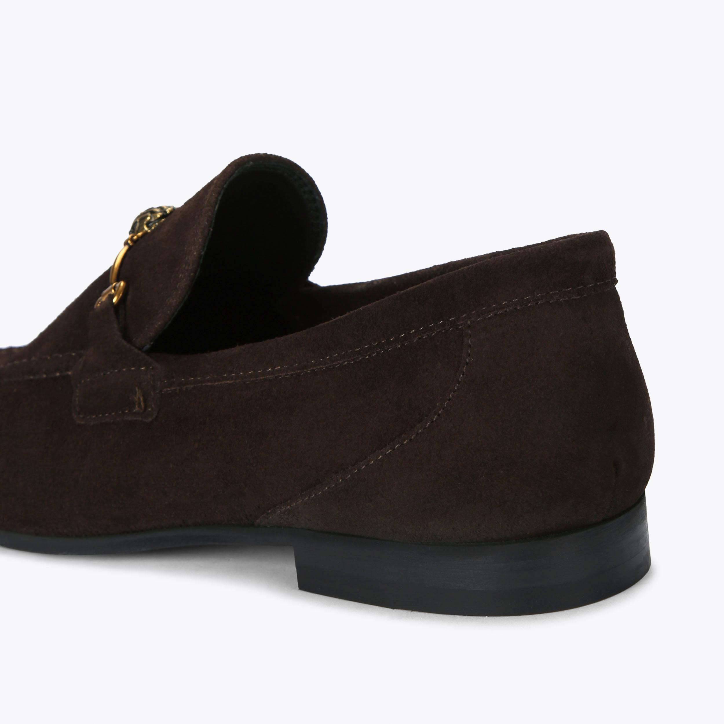 ALISTAIR brown suede loafer by KURT GEIGER LONDON