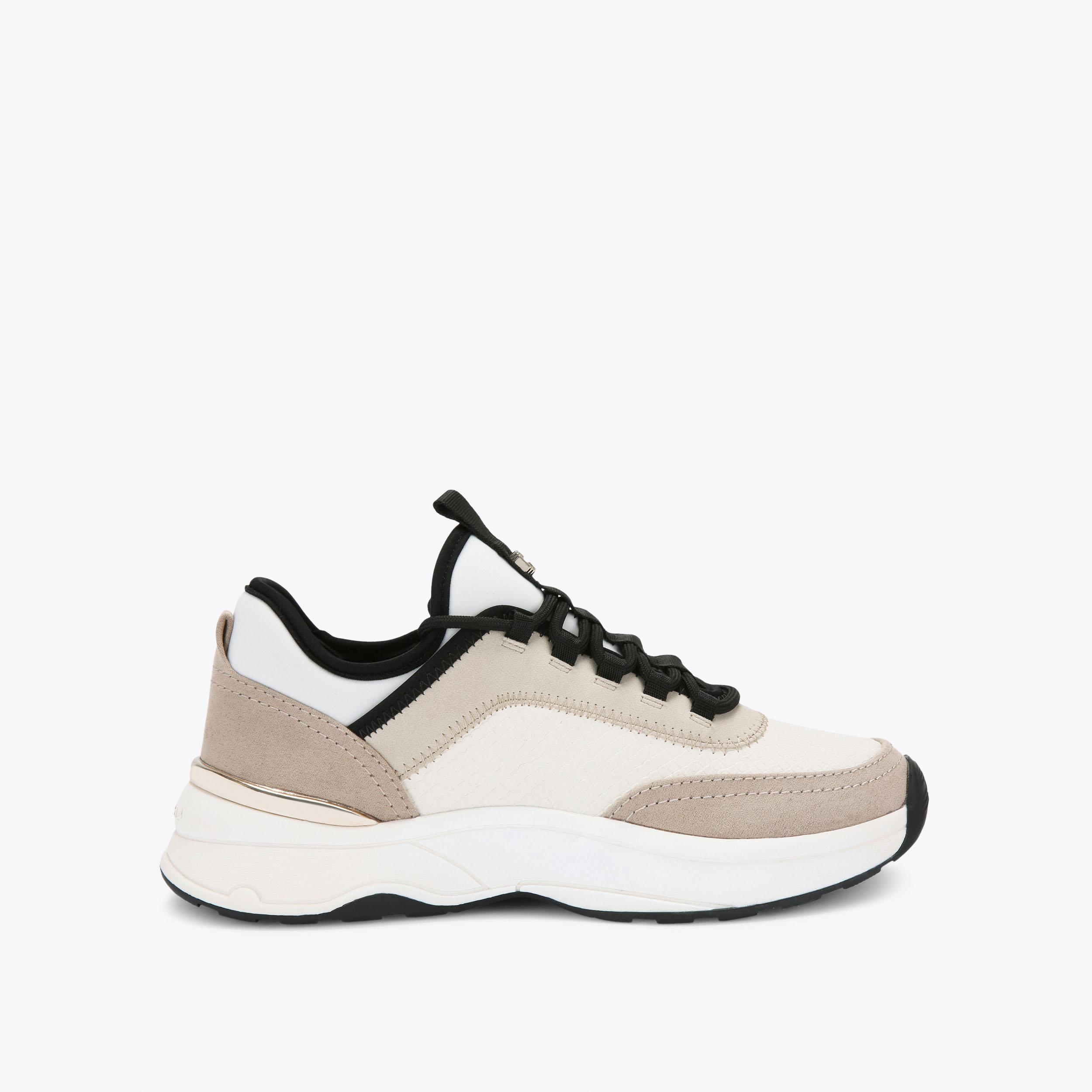 SWIFT RUNNER Bone Leather Trainer by CARVELA