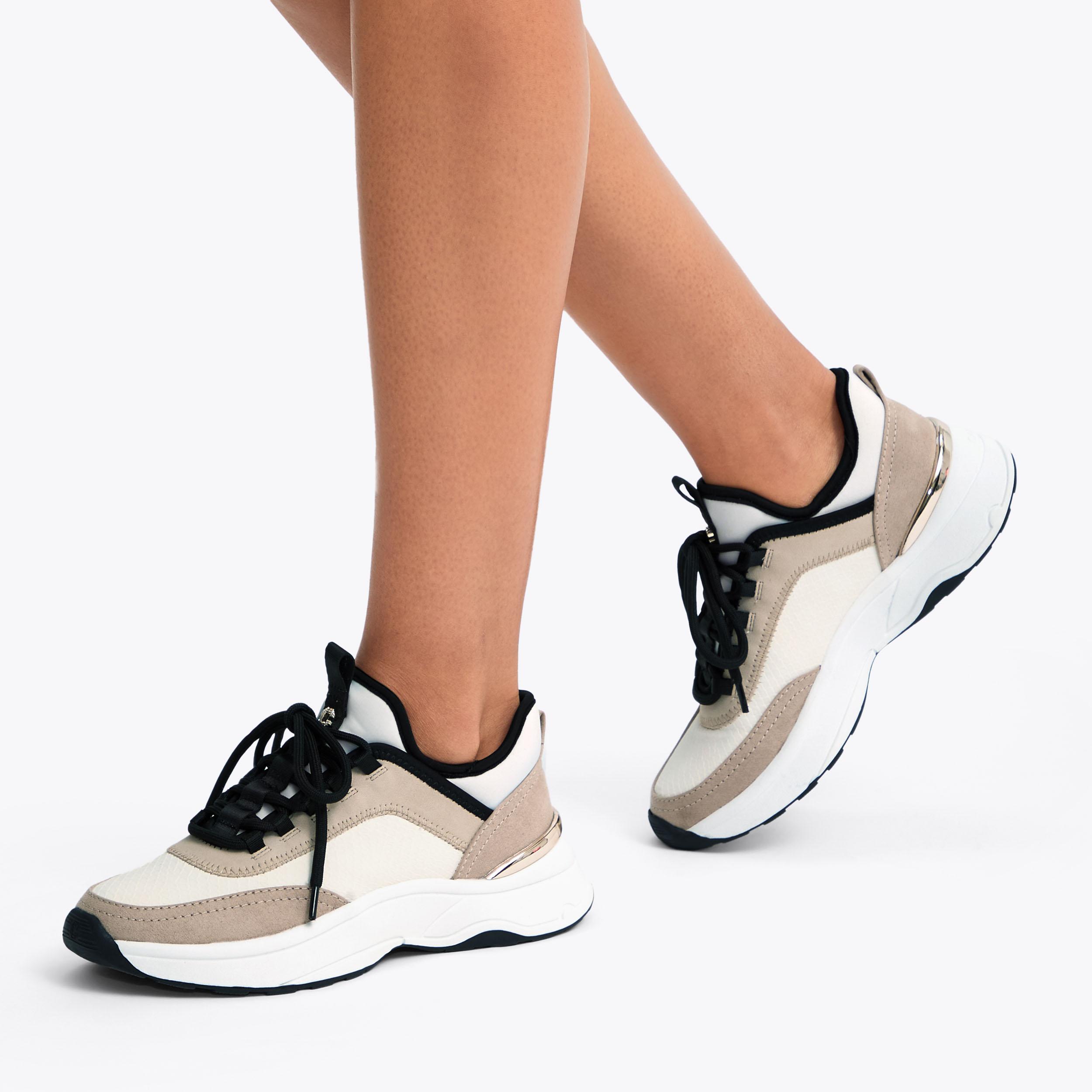 SWIFT RUNNER Bone Leather Trainer by CARVELA