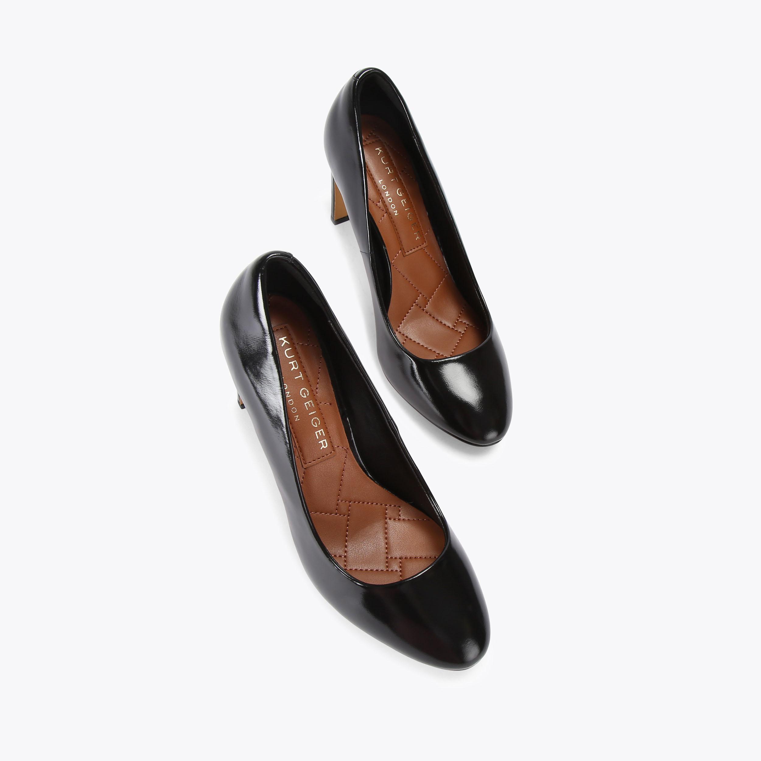 VICTORIA COURT 85MM Black Court Heels by KURT GEIGER LONDON