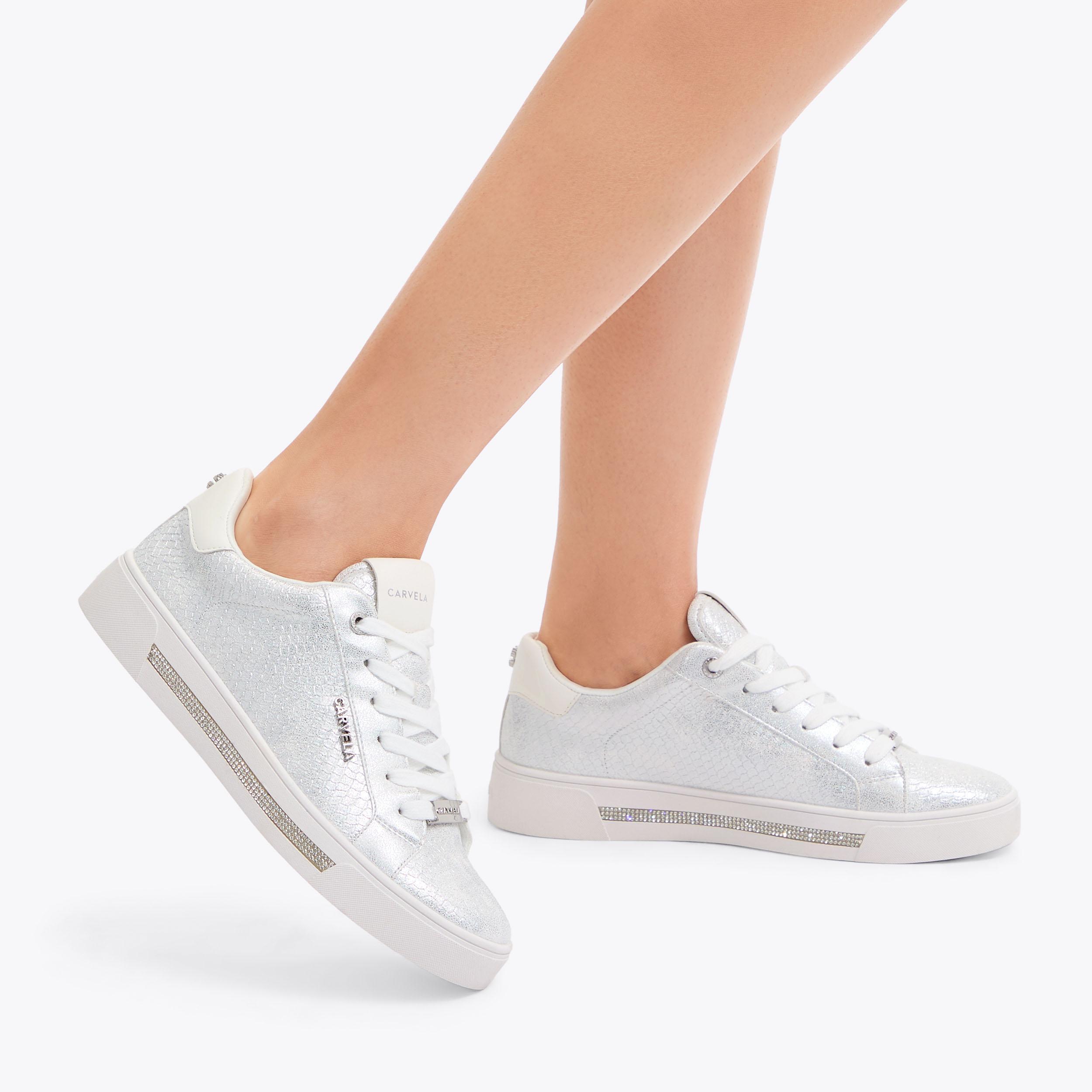 DIAMOND Snake Print Carvela Trainers by CARVELA