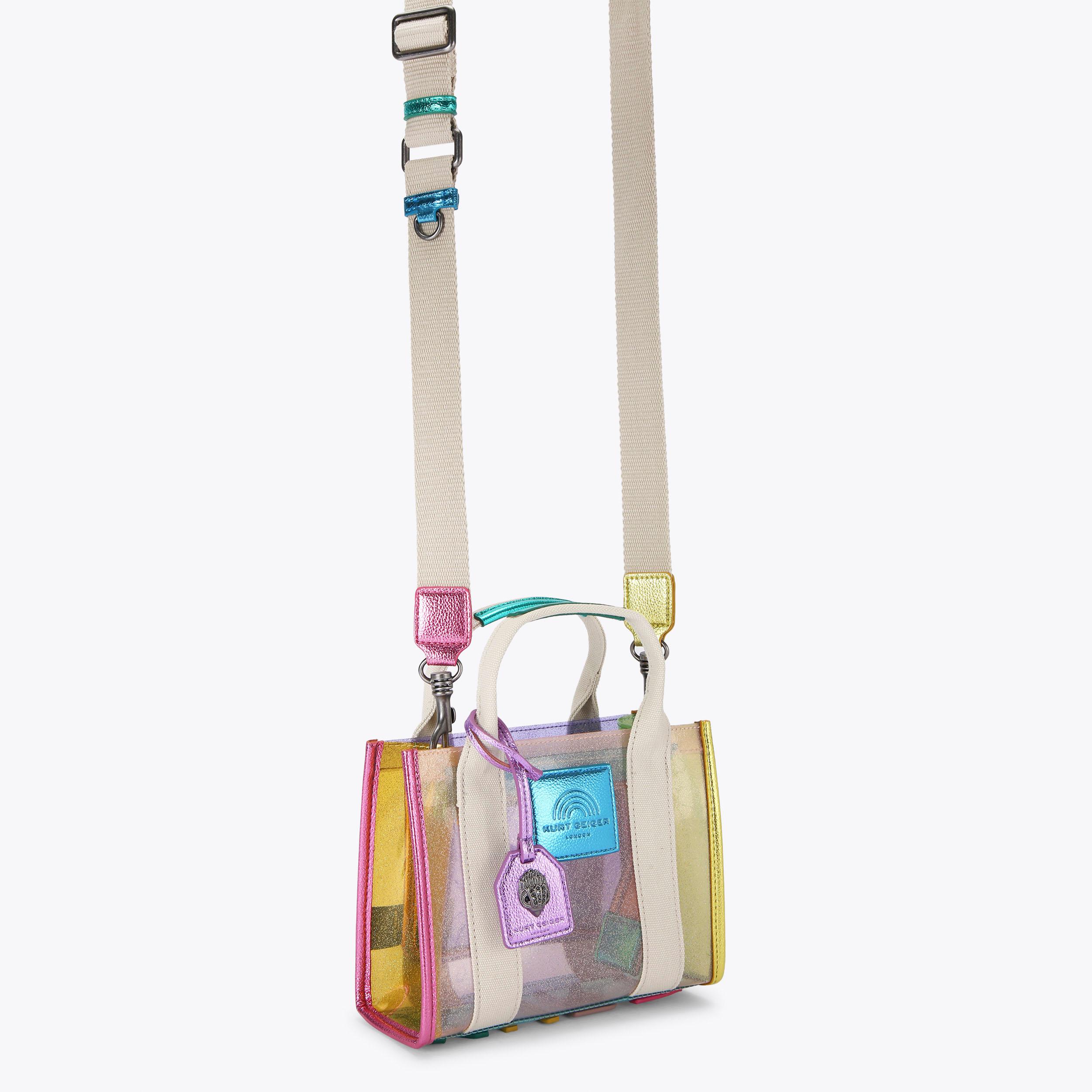 VINYL XS SOUTHBANK TOTE Extra Small Vinyl Tote Bag by KURT GEIGER LONDON