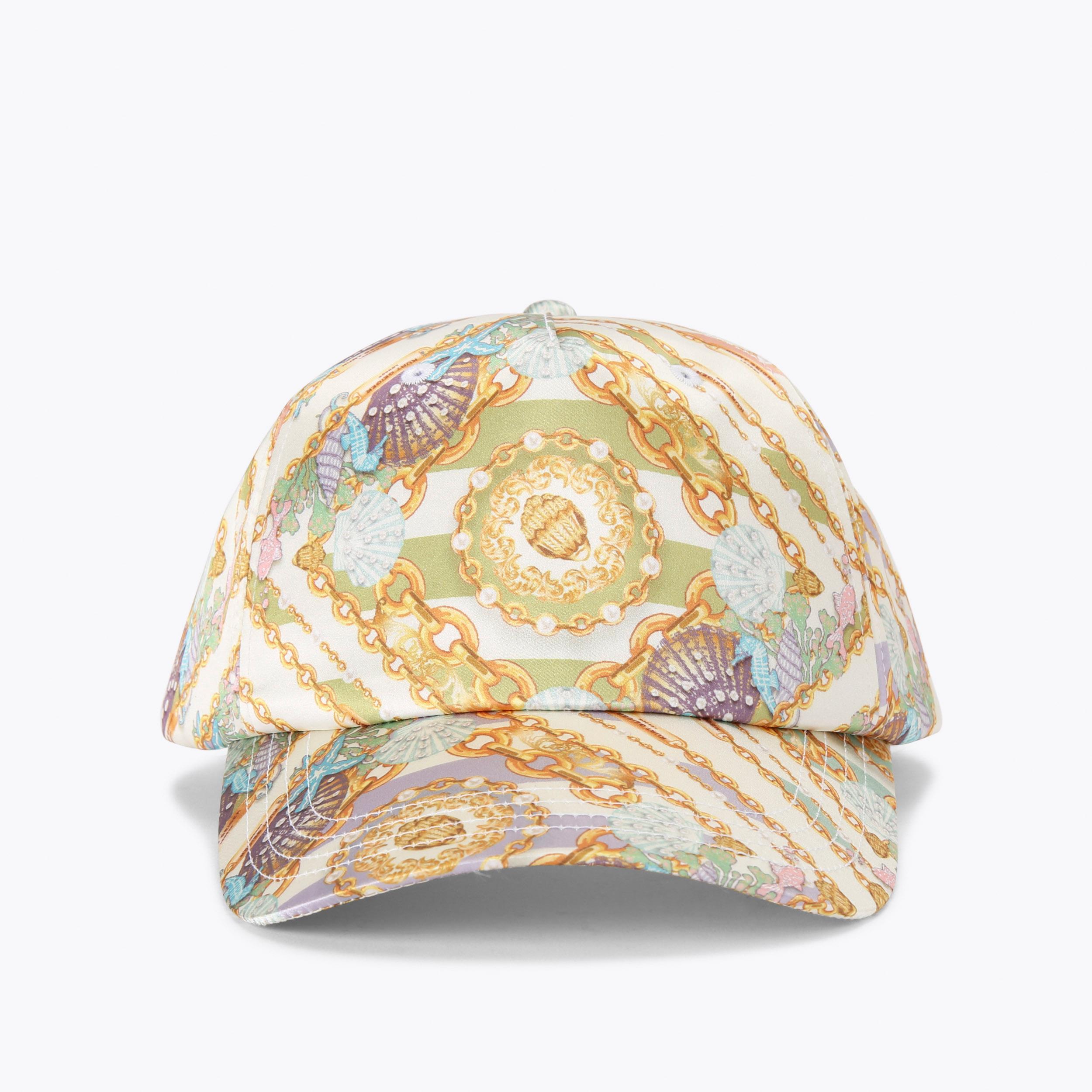 KENSINGTON CAP Shell Chain Print Cap by KURT GEIGER LONDON