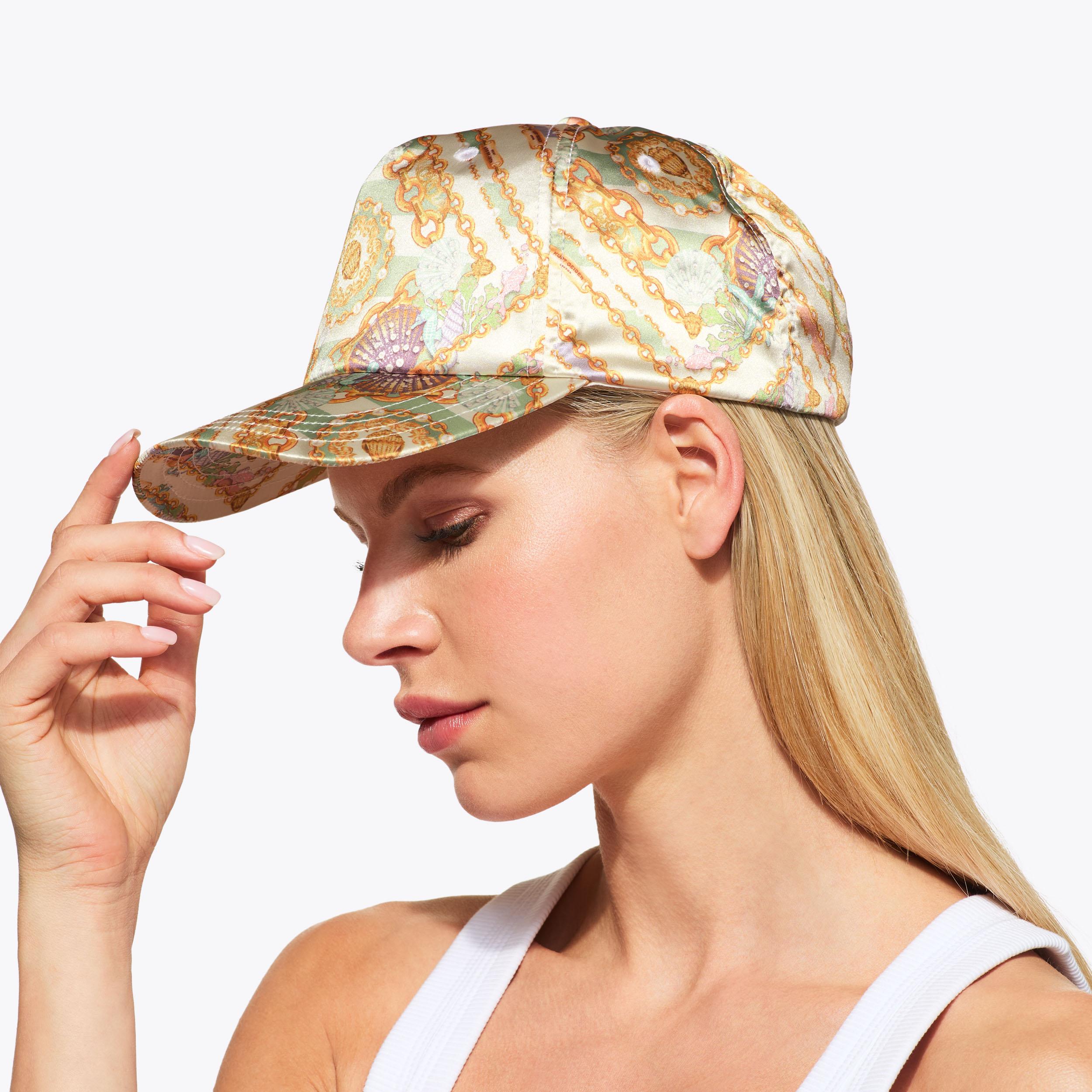 KENSINGTON CAP Shell Chain Print Cap by KURT GEIGER LONDON