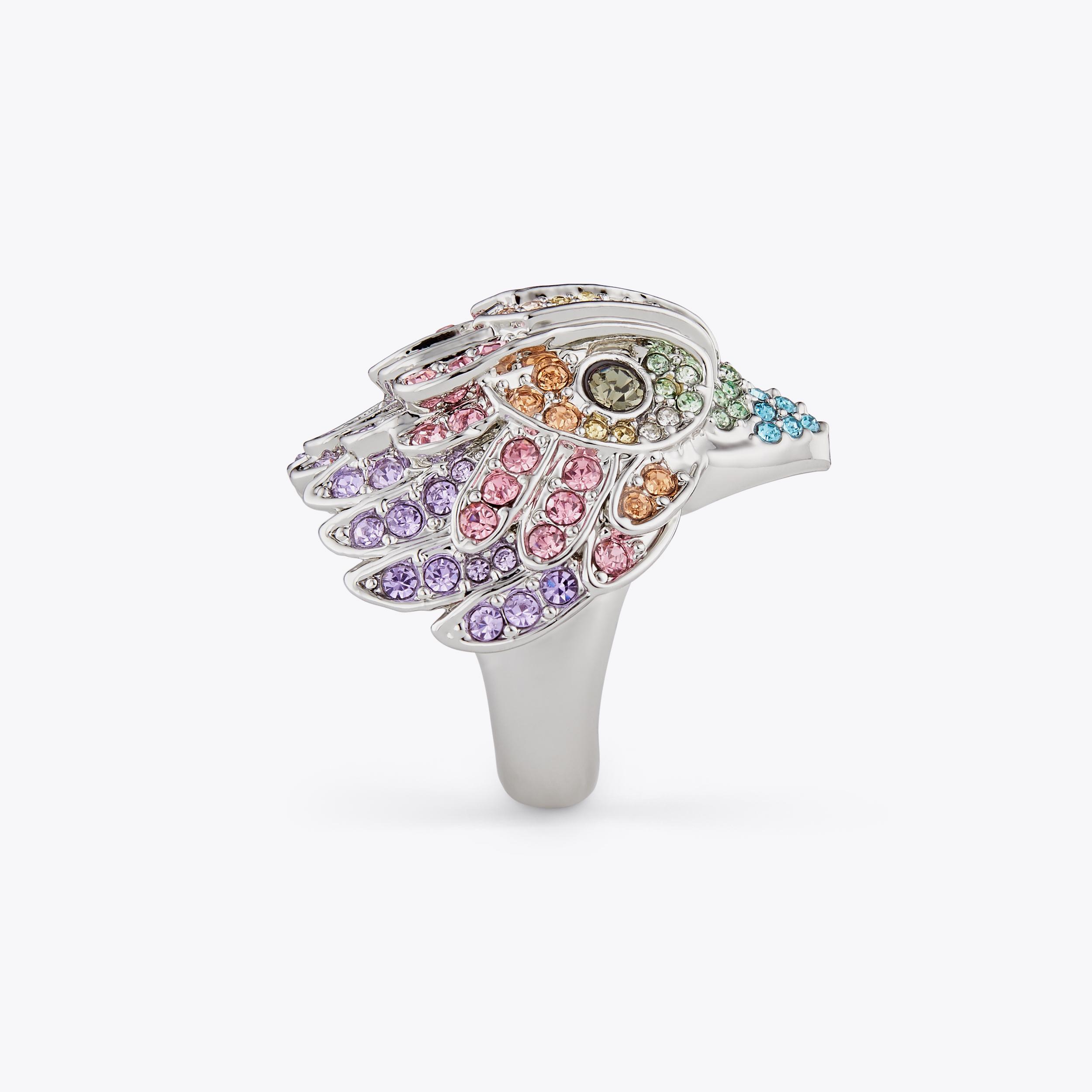 PAVE EAGLE RING Silver Ring by KURT GEIGER LONDON