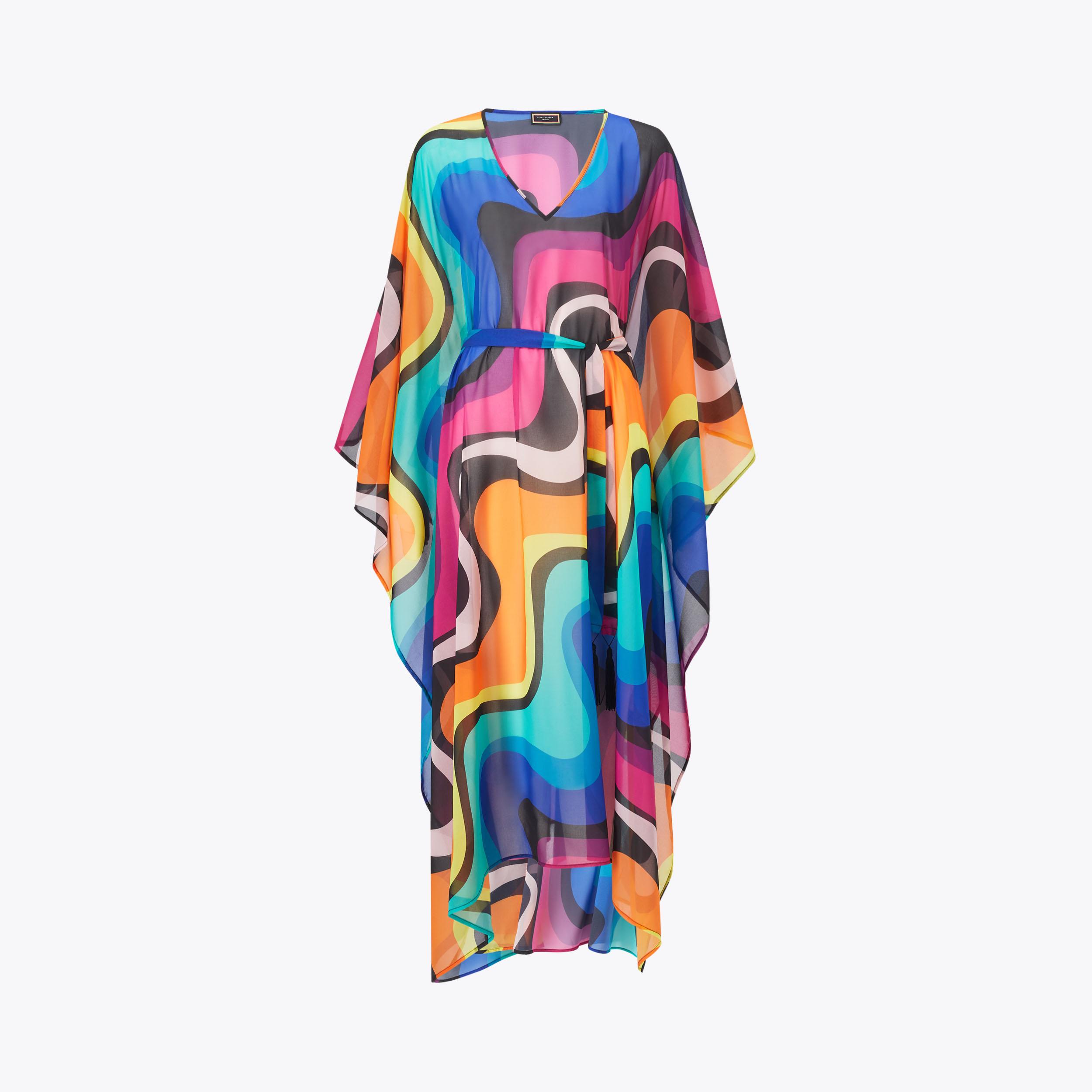KENSINGTON KAFTAN Rainbow Swirl Kaftan by KURT GEIGER LONDON