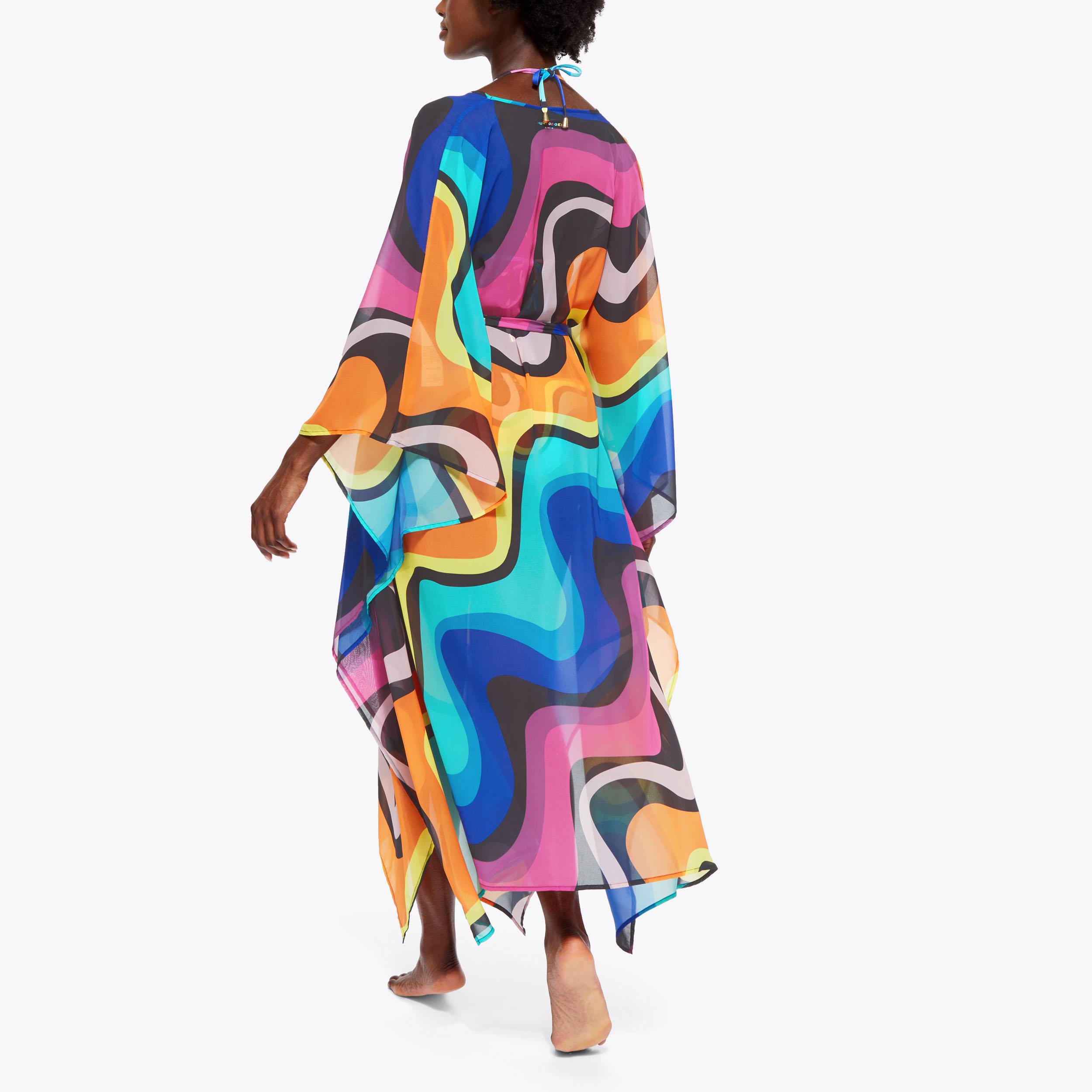 KENSINGTON KAFTAN Rainbow Swirl Kaftan by KURT GEIGER LONDON