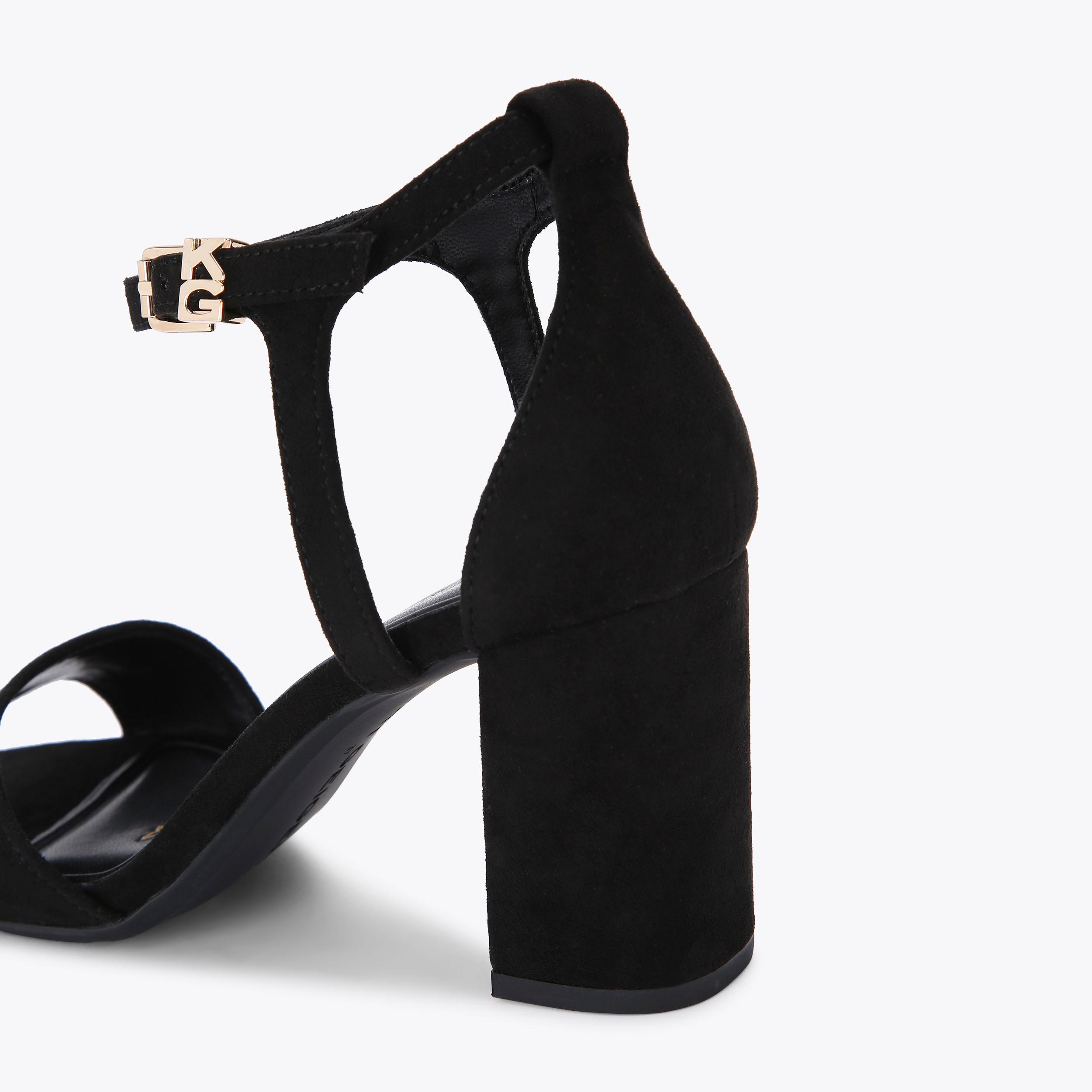 FARYN 2 Suedette Block Heel by KG KURT GEIGER