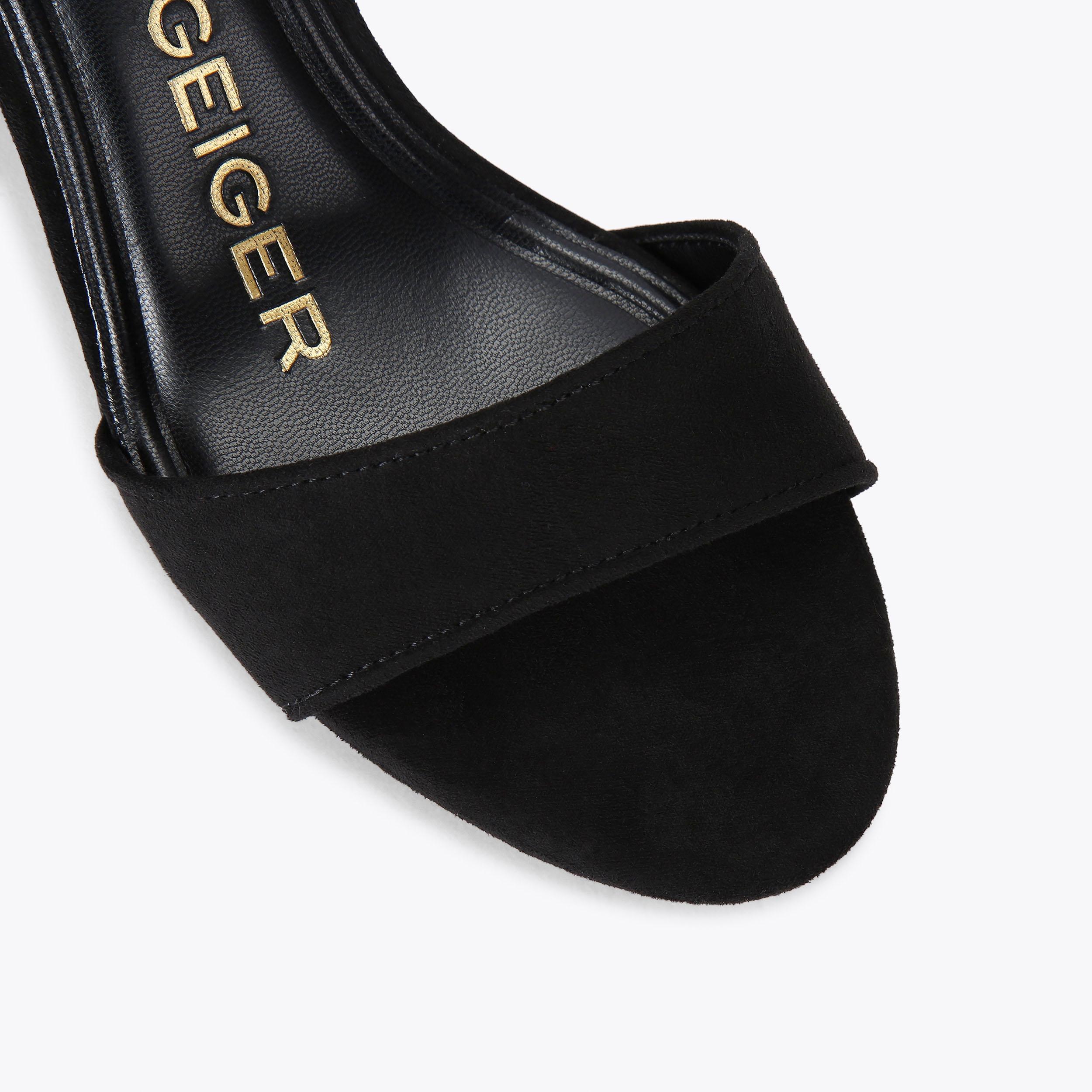FARYN 2 Suedette Block Heel by KG KURT GEIGER
