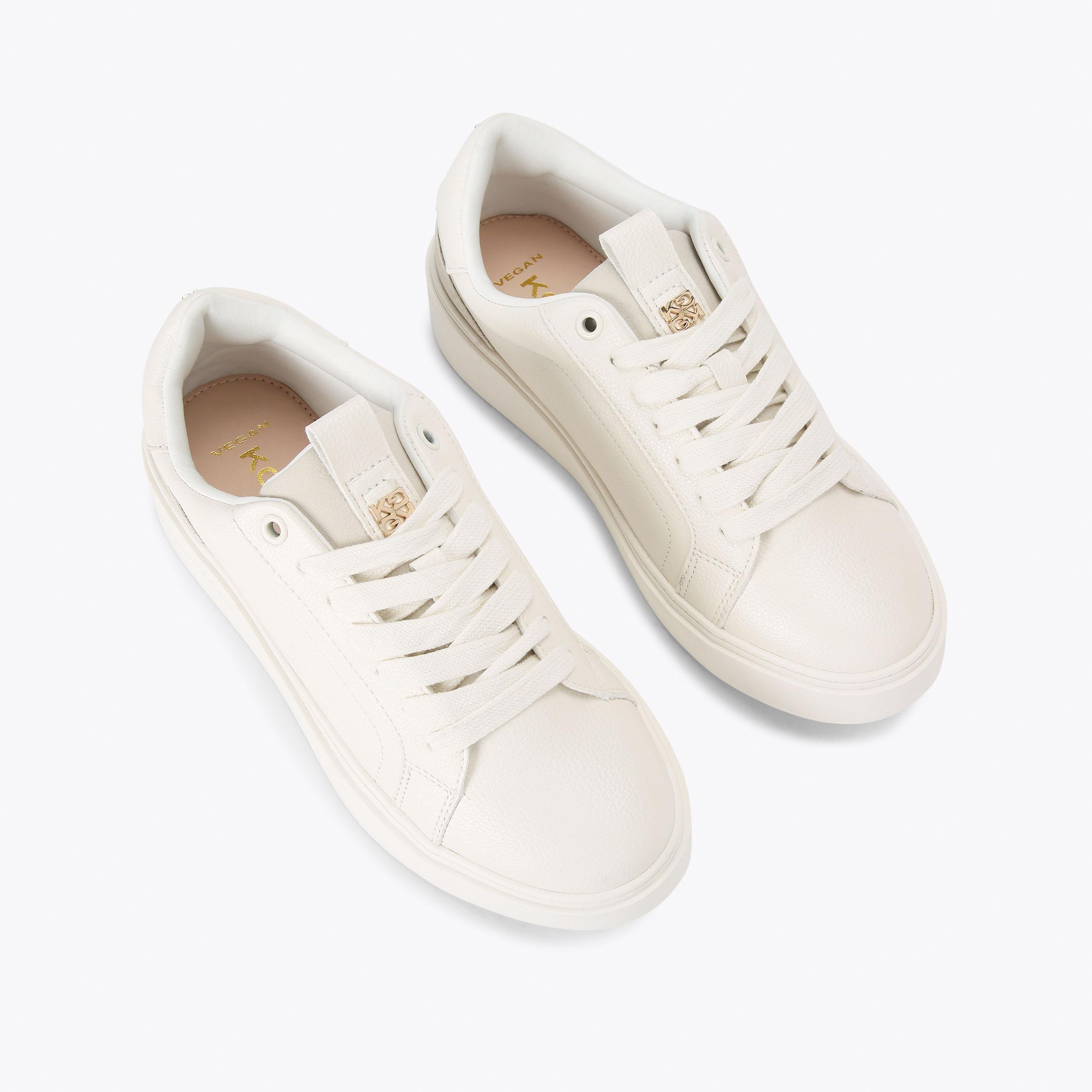 LOVIE White Lace Up Sneaker by KG KURT GEIGER
