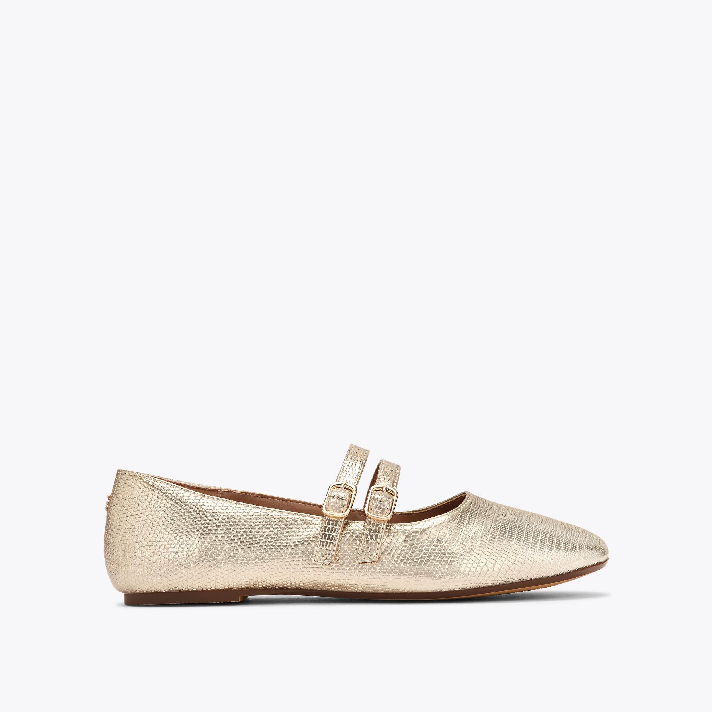 MAGIC Gold Ballet Flat by KG KURT GEIGER