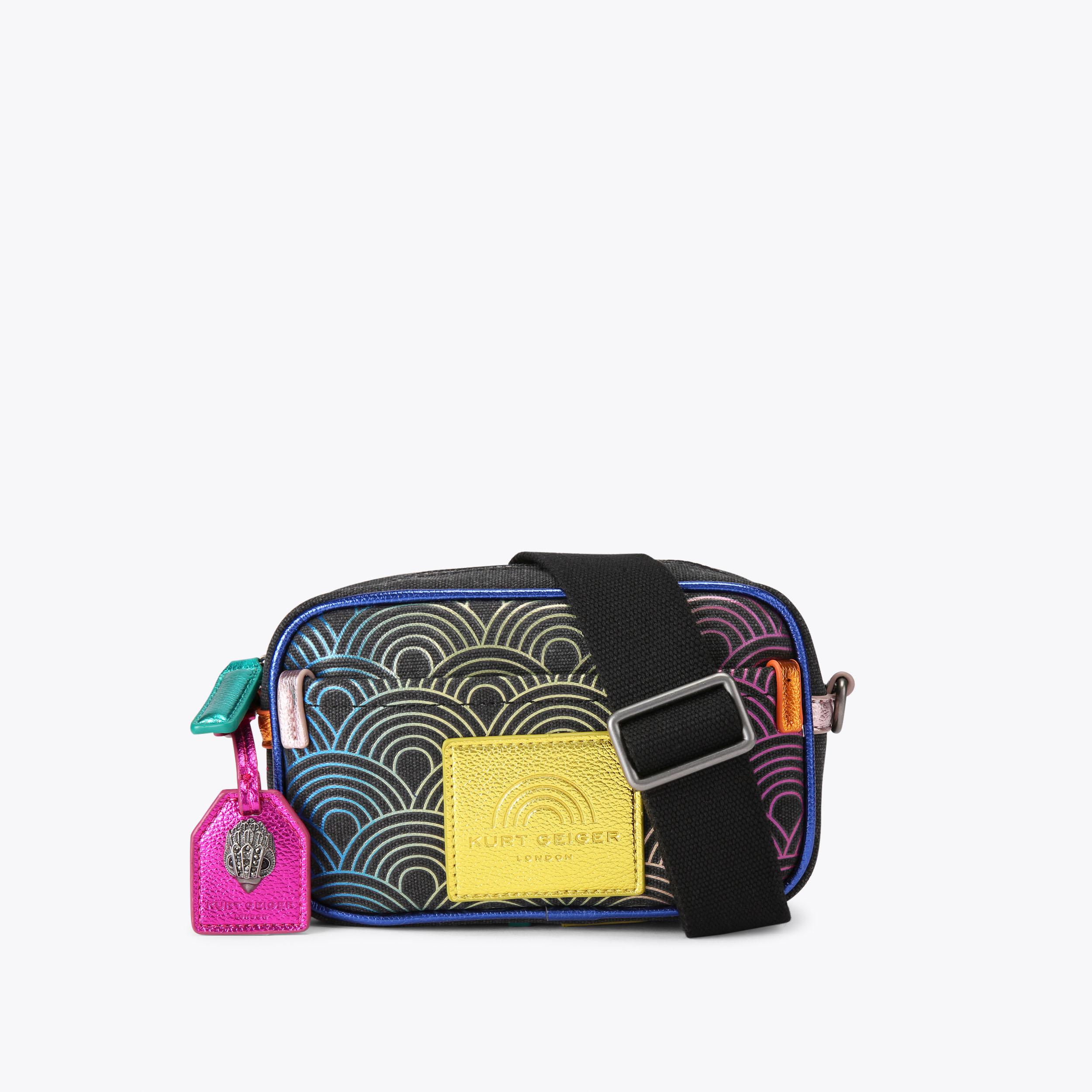 SOUTHBANK SM CAMERA BAG Rainbow Camera Bag by KURT GEIGER LONDON