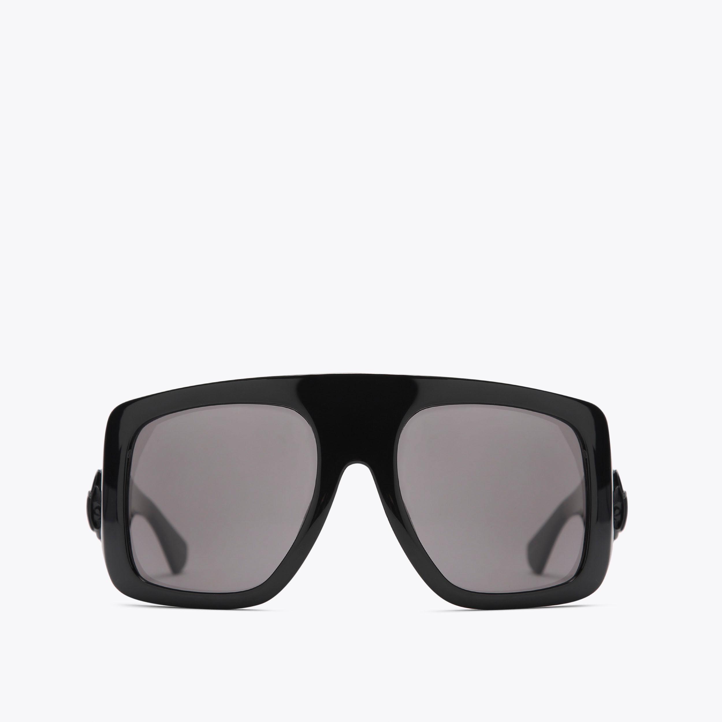 SHOREDITCH LG VISOR Black Visor Sunglasses by KURT GEIGER LONDON