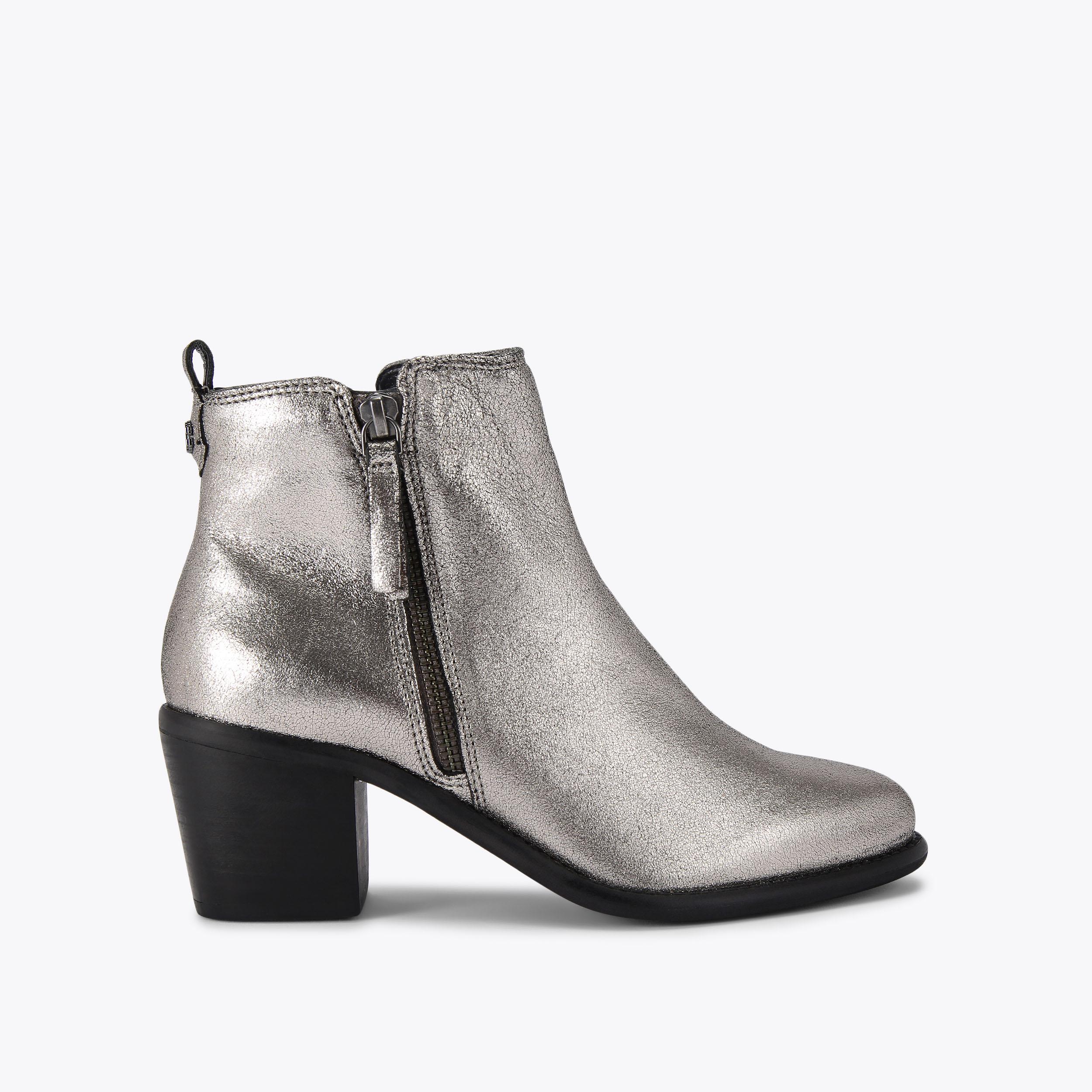 SECIL Silver Heeled Boot by CARVELA