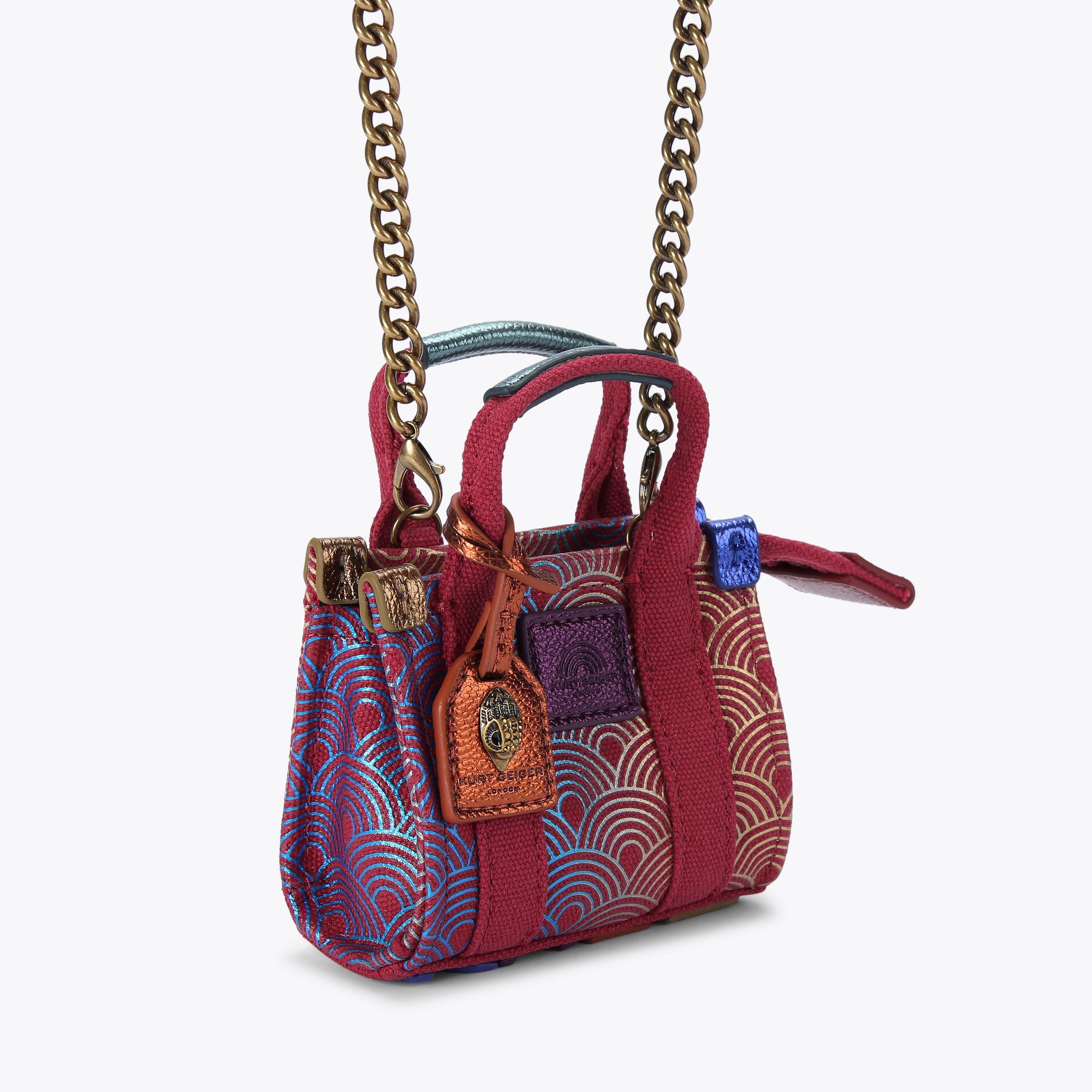 MICRO SOUTHBANK TOTE Red Rainbow Micro Tote Bag by KURT GEIGER LONDON