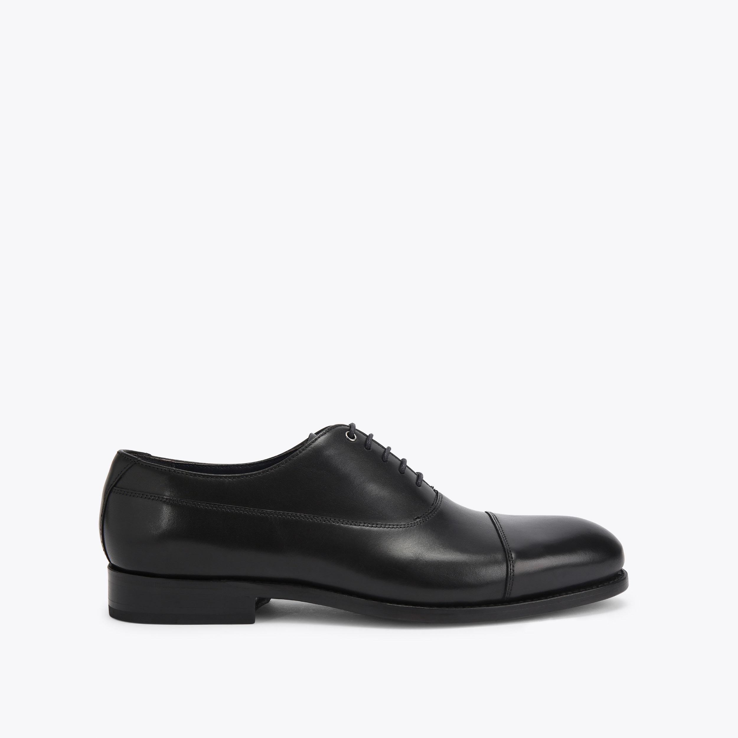 SLOANE OXFORD GW Black Leather Lace Up Oxford Brogue by KURT GEIGER LONDON