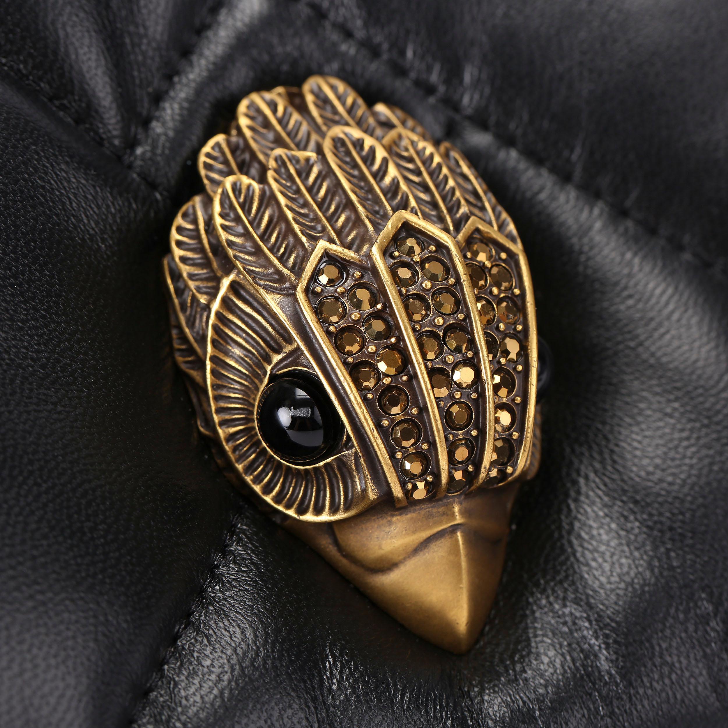 KENSINGTON PUFF 3 POUCH Black Pouch Purse by KURT GEIGER LONDON