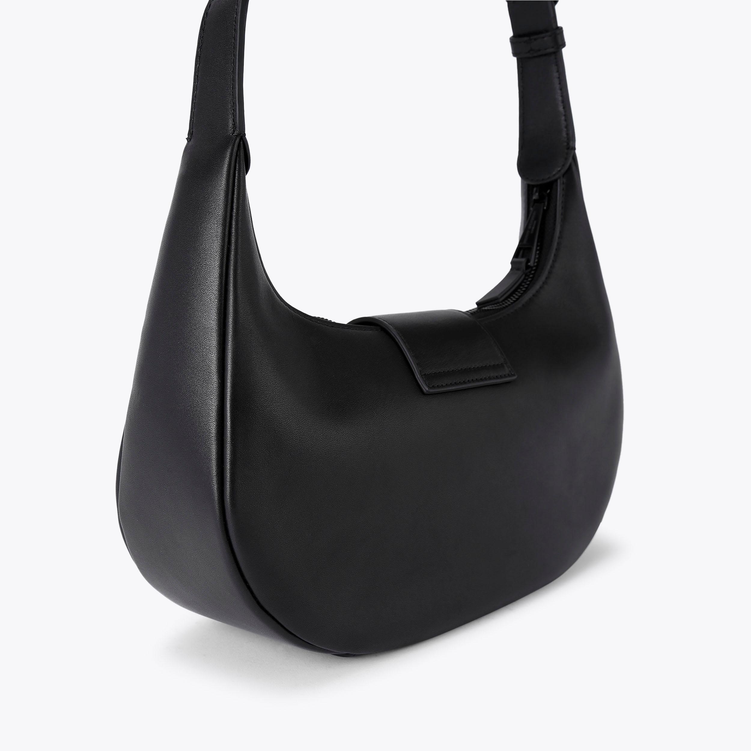 CHELSEA HOBO DR Black Drench Shoulder Bag by KURT GEIGER LONDON