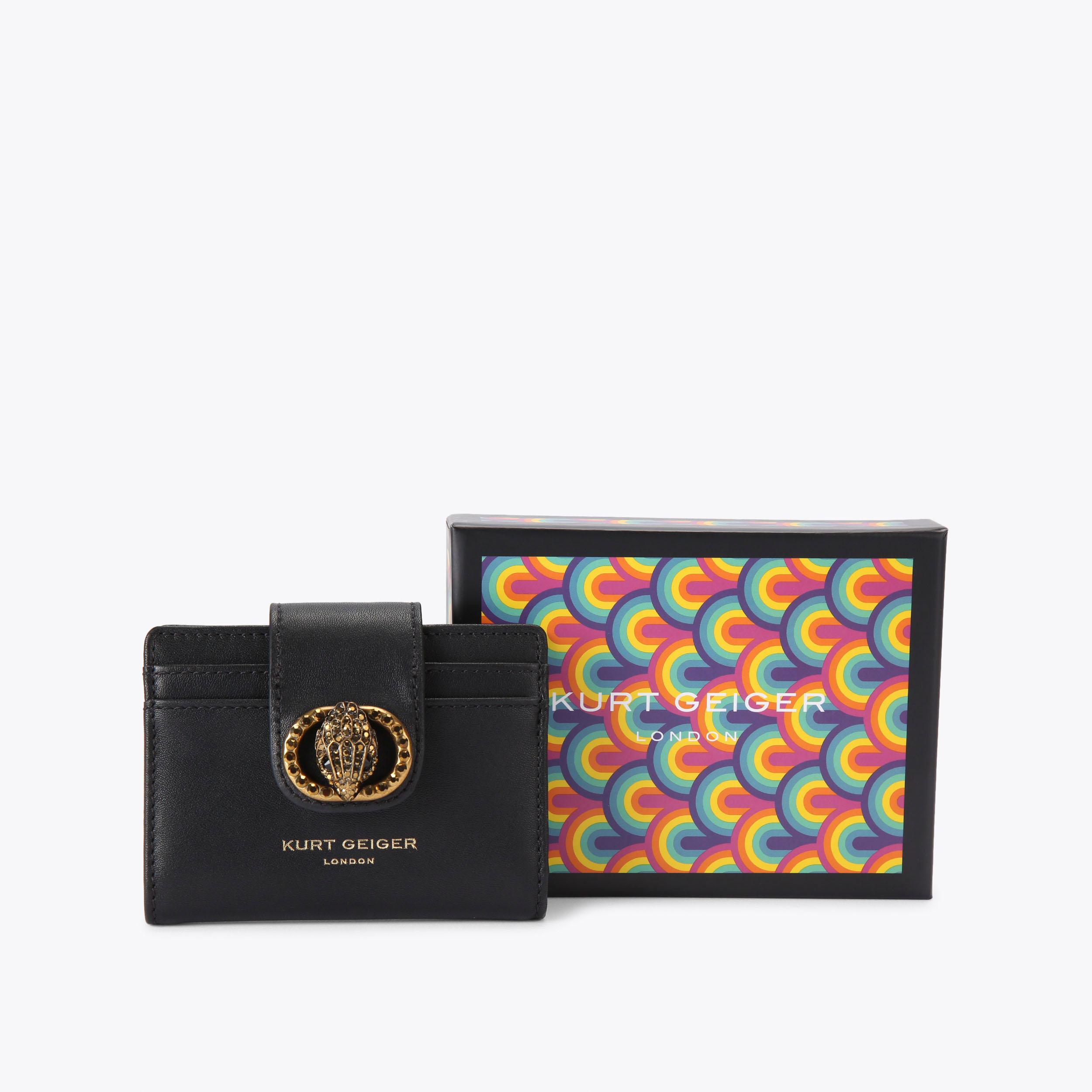 CHELSEA MULTI CARD Black Card Holder by KURT GEIGER LONDON