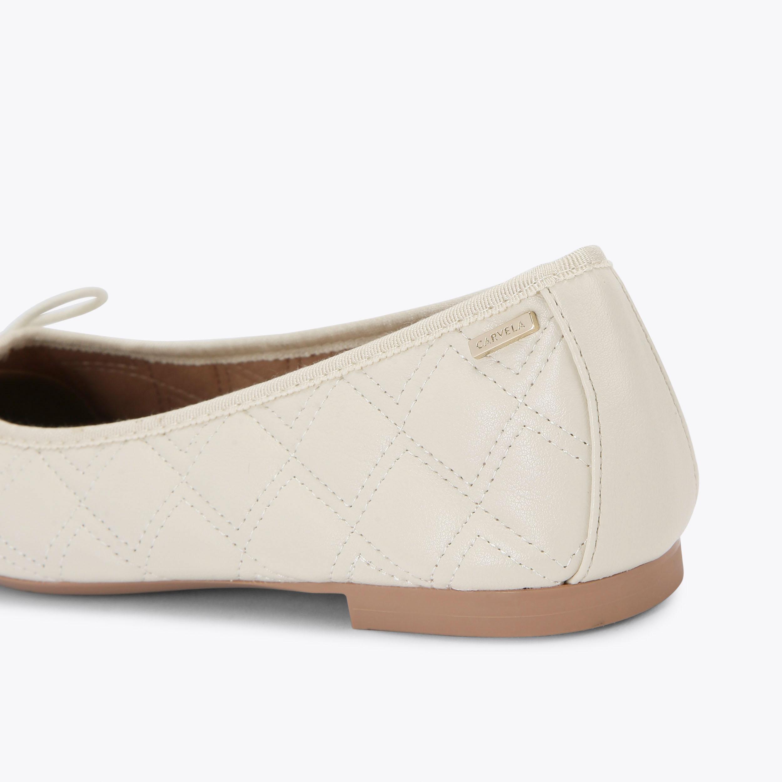 PRIMA BALLET Bone Ballet Flat by CARVELA