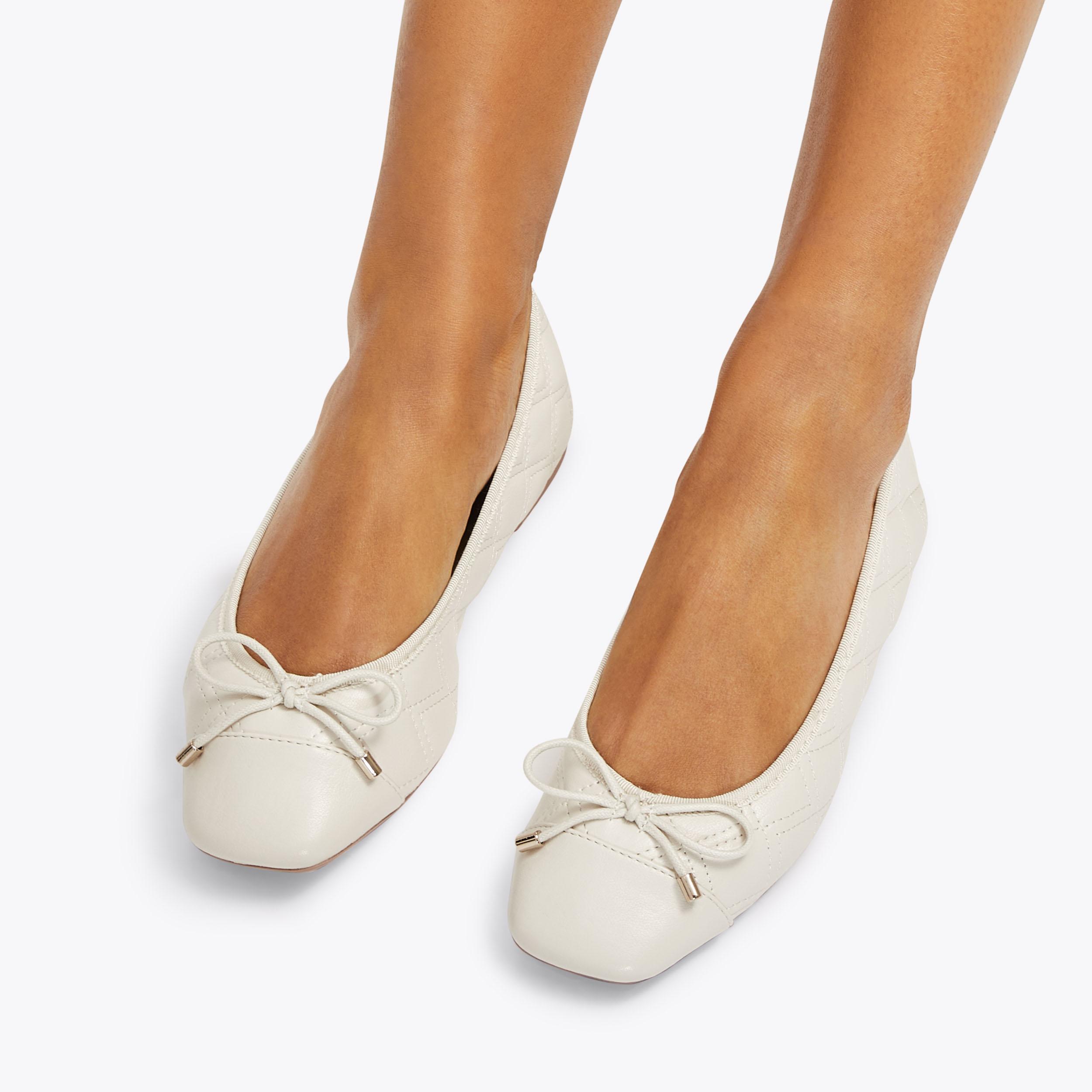 PRIMA BALLET Bone Ballet Flat by CARVELA