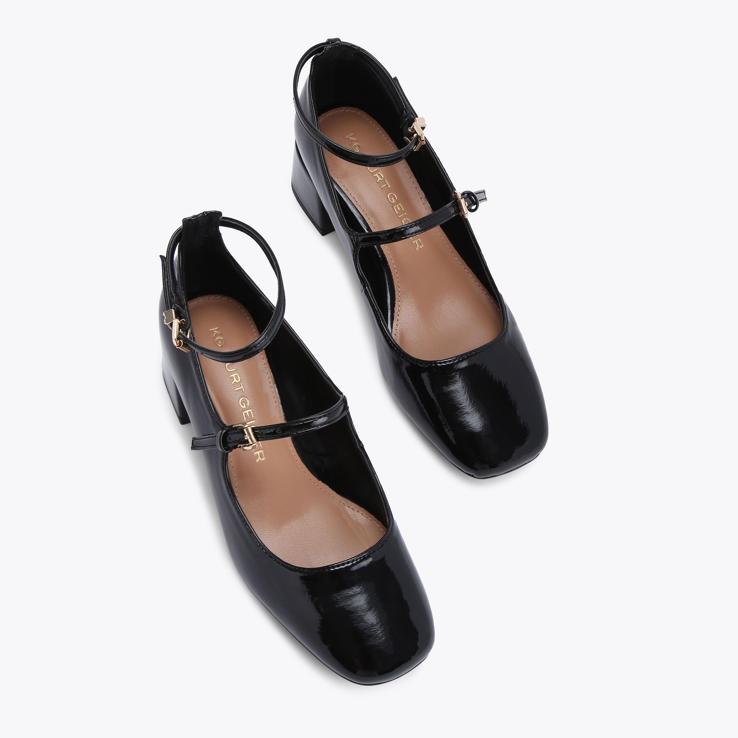 ADELAIDE Black Patent Heel by KG KURT GEIGER