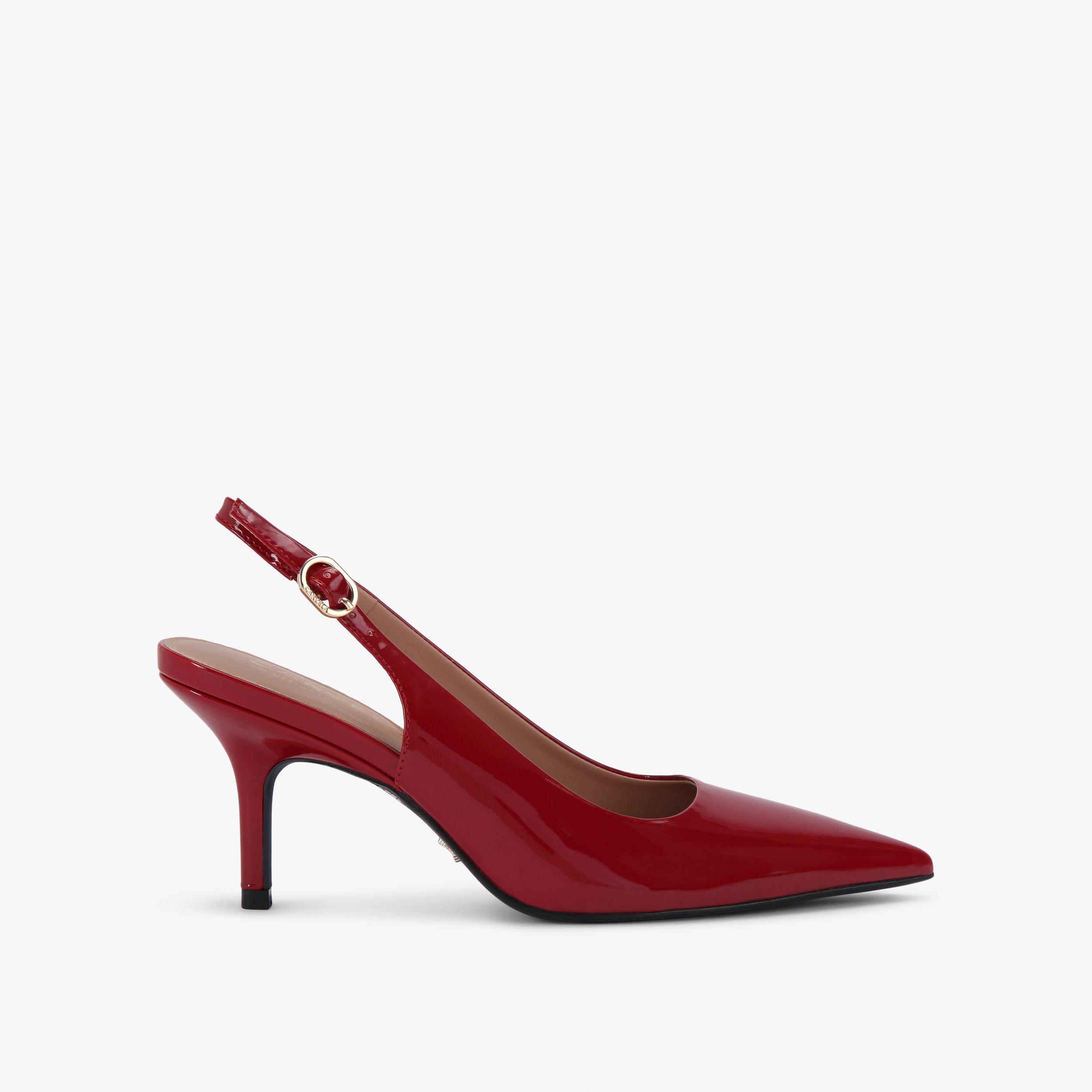 SPIRIT SLING Red Patent Heel by CARVELA
