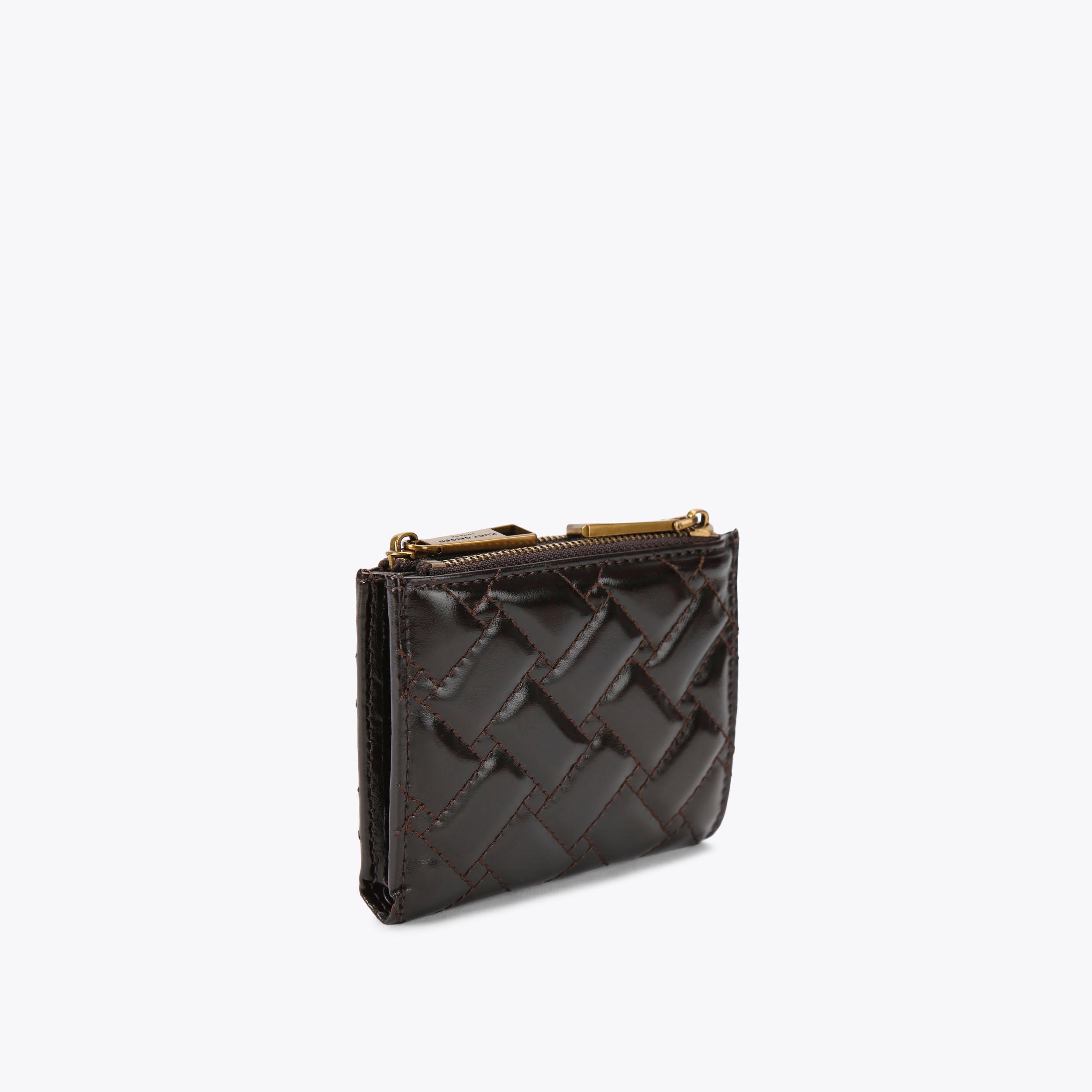 MINI PURSE KENSINGTON Brown Leather Purse by KURT GEIGER LONDON