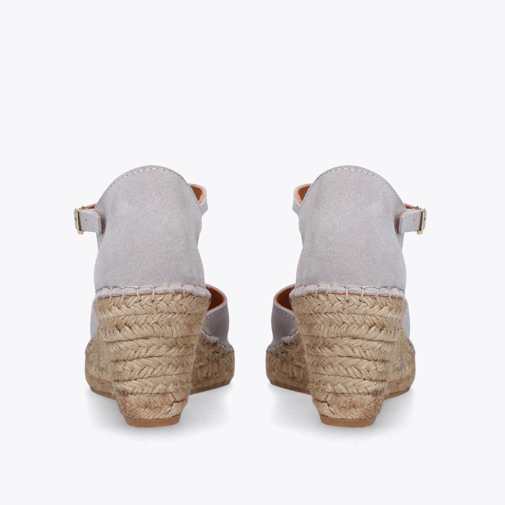 SIMPLE Grey Wedge Heel Sandals by CARVELA COMFORT