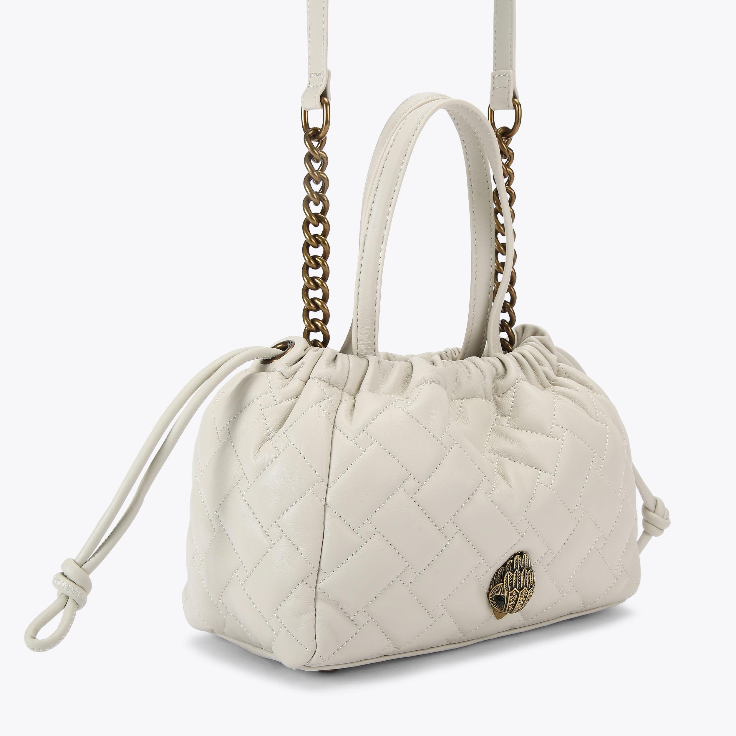 SM KENSINGTON STRING TOTE Bone Leather String Tote Bag by KURT GEIGER ...