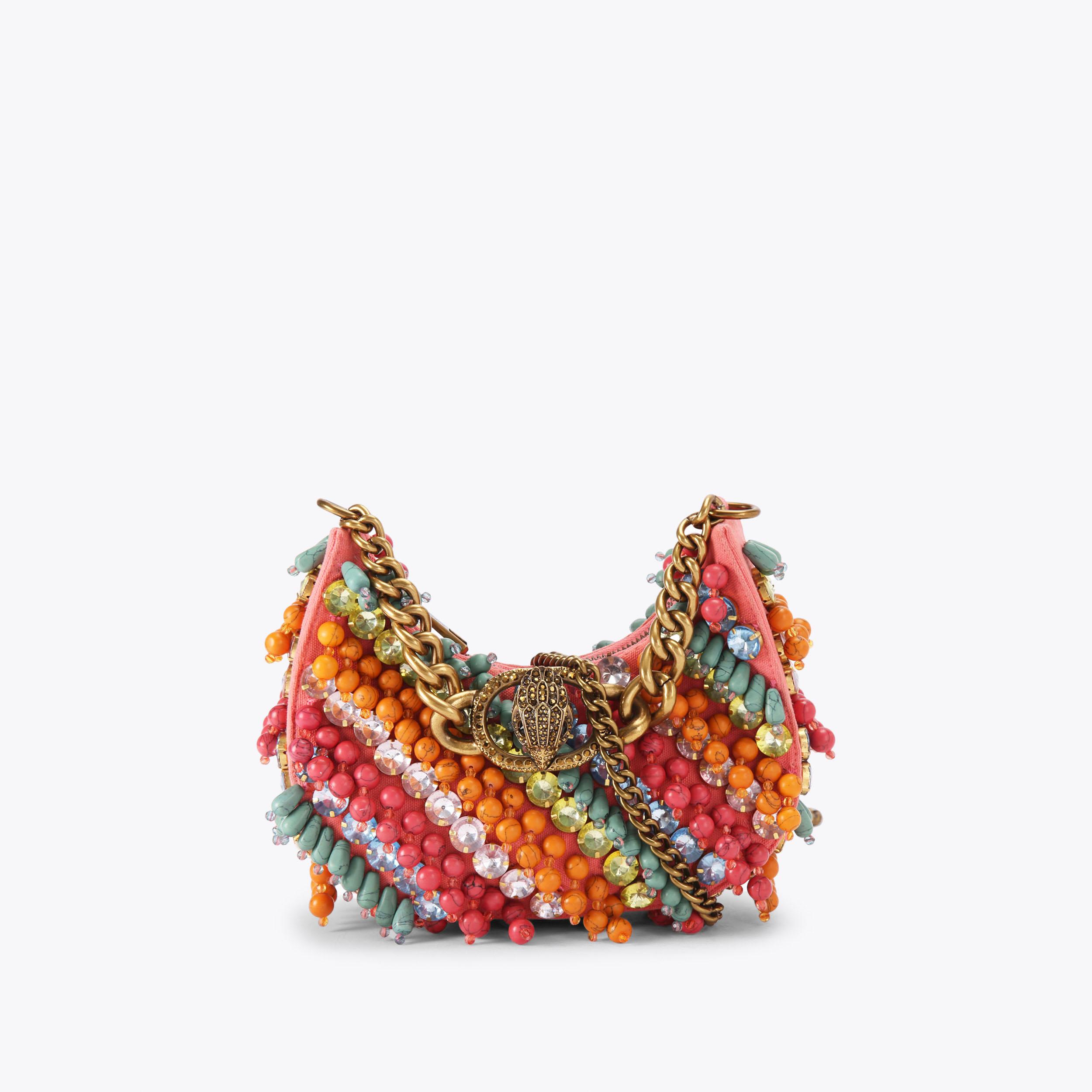 SM CHELSEA CHAIN HOBO Beaded Shoulder Bag by KURT GEIGER LONDON