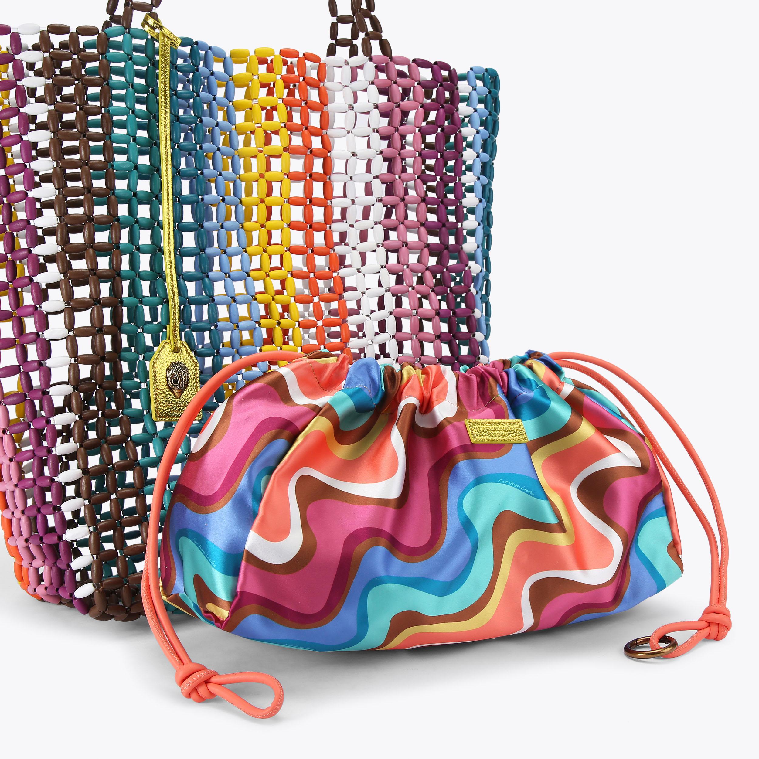 BEADED KENSINGTON SHOPPER Beaded Shopper Bag by KURT GEIGER LONDON