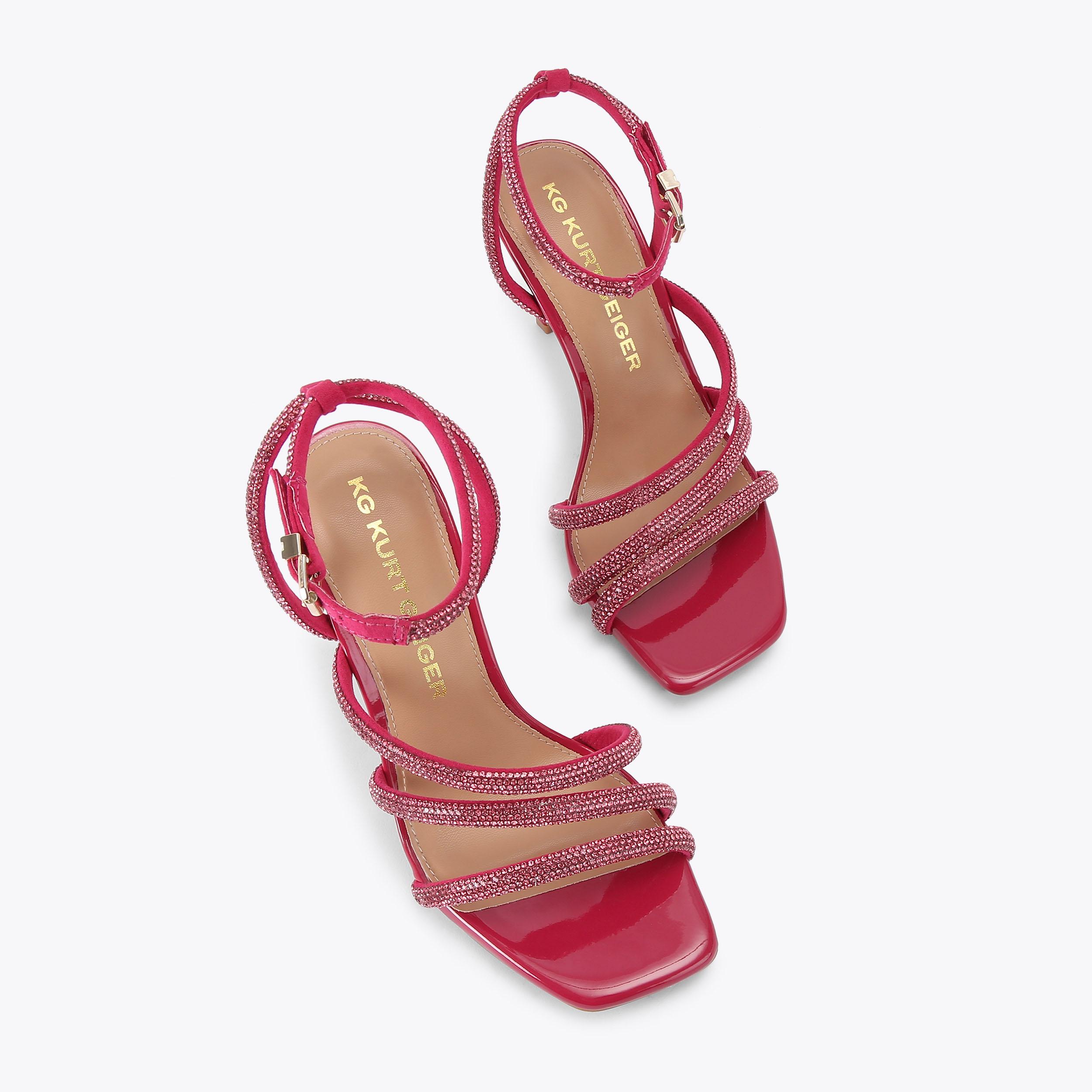 SAVANNA2 Pink Crystal Heel by KG KURT GEIGER