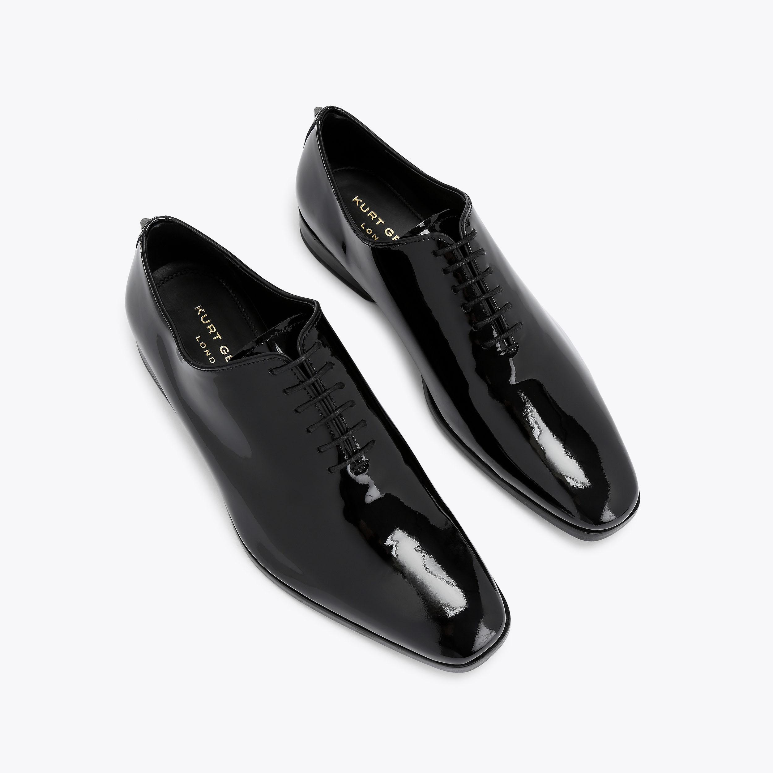 LOGAN OXFORD Black Patent Oxford by KURT GEIGER LONDON