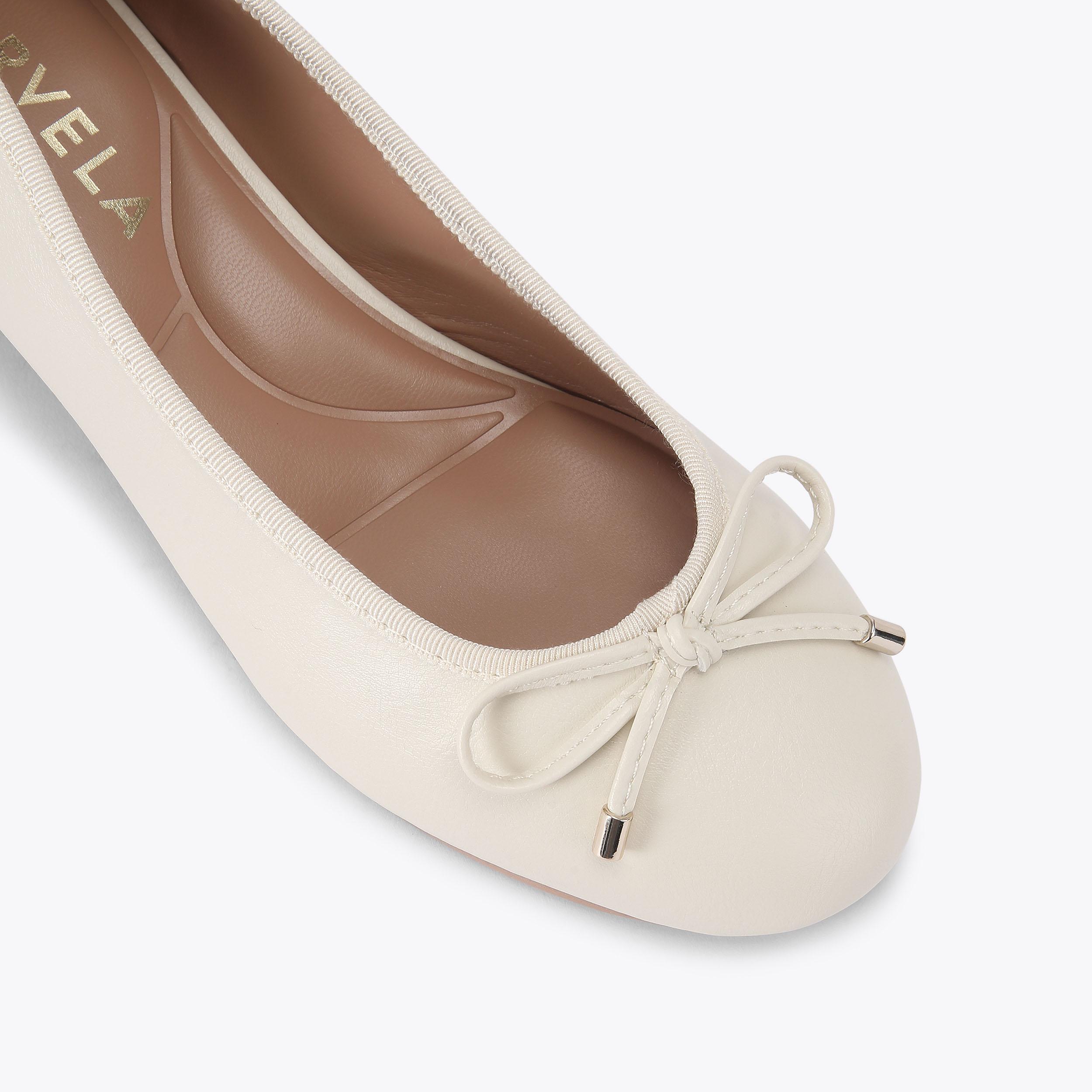 NOVA BALLET Bone Ballet Flat by CARVELA