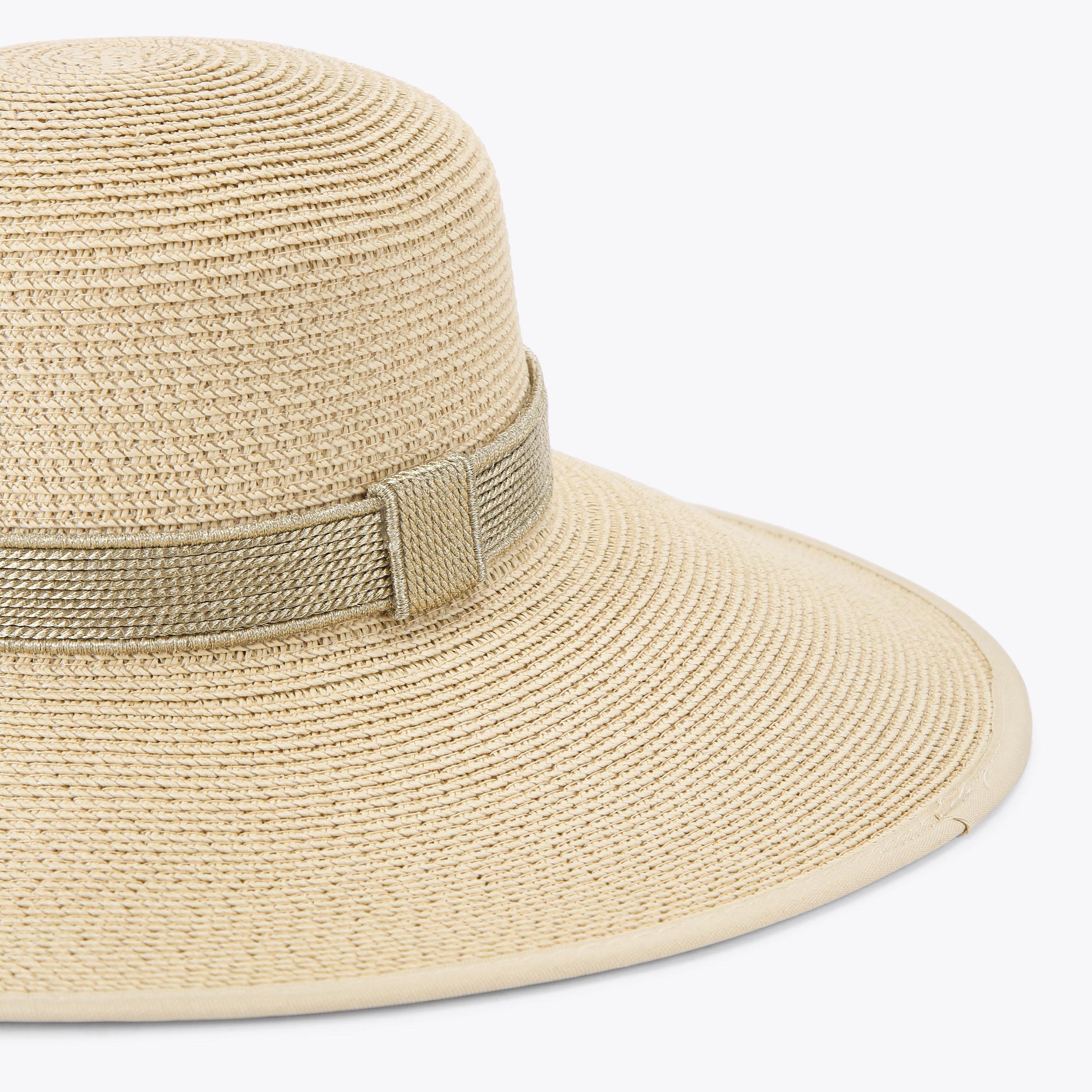 GALA RAFFIA HAT Woven Raffia Wide Brim Hat by CARVELA