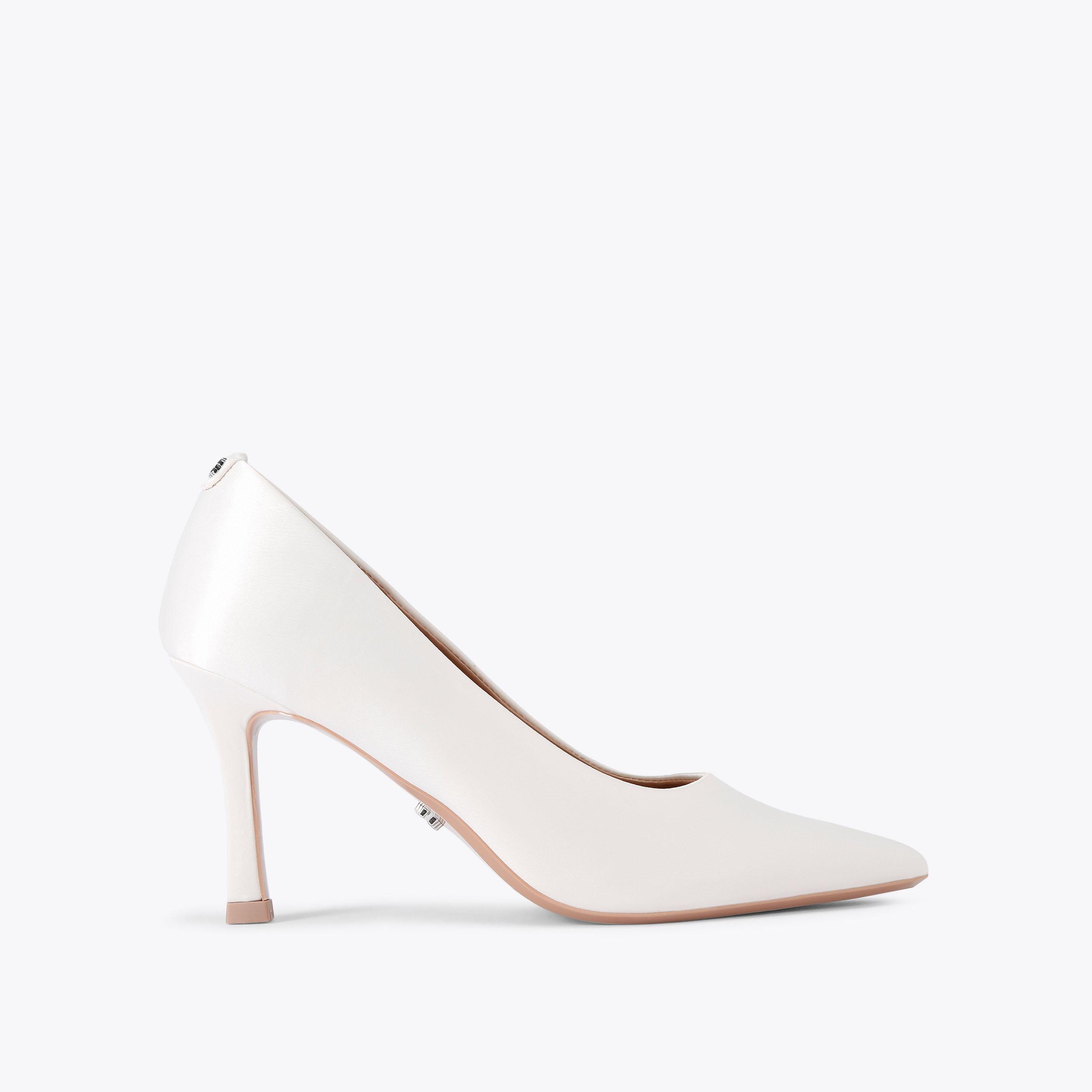CORLETTA COURT White Satin Court Heel by CARVELA