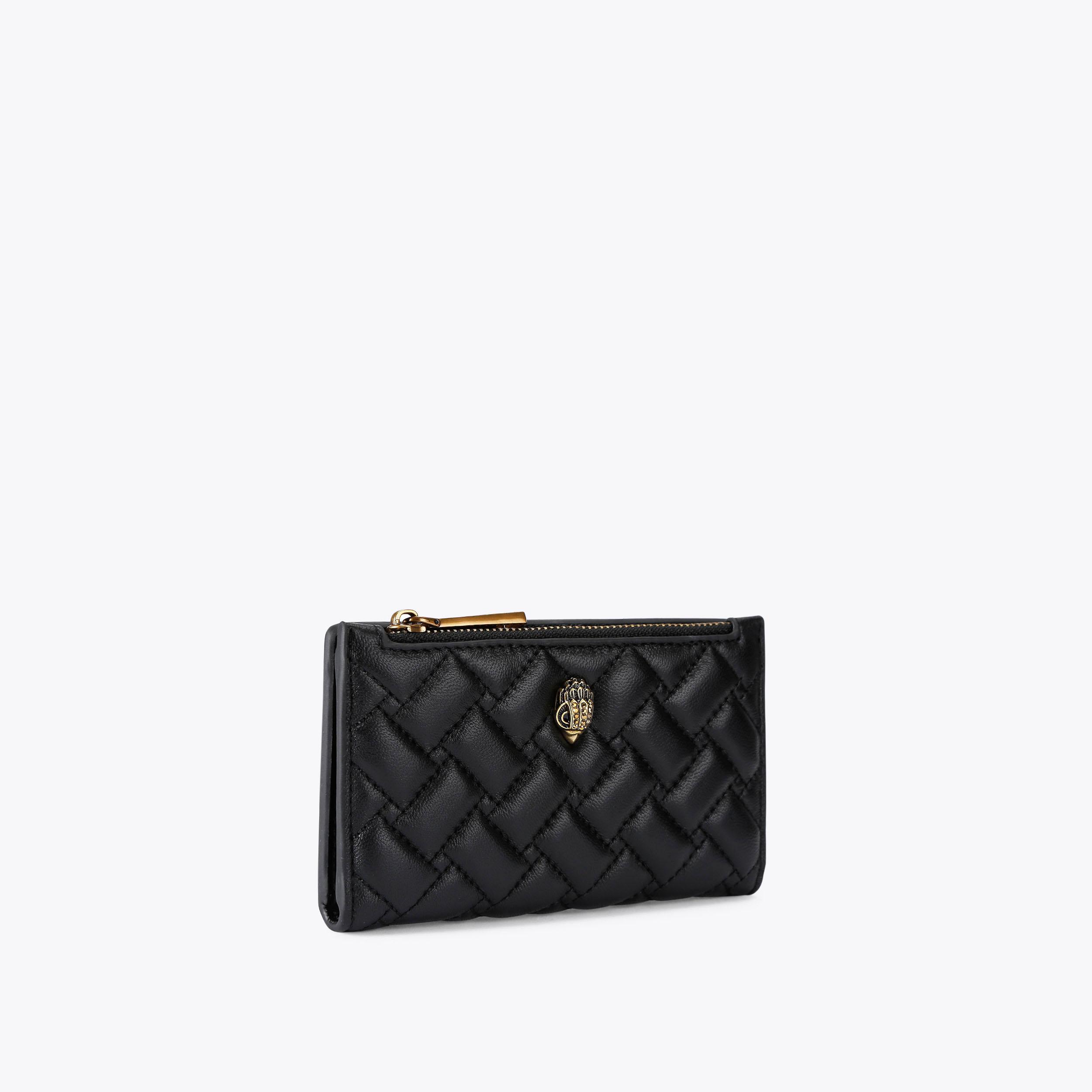 KENSINGTON BIFOLD WALLET Black Fold Over Wallet by KURT GEIGER LONDON