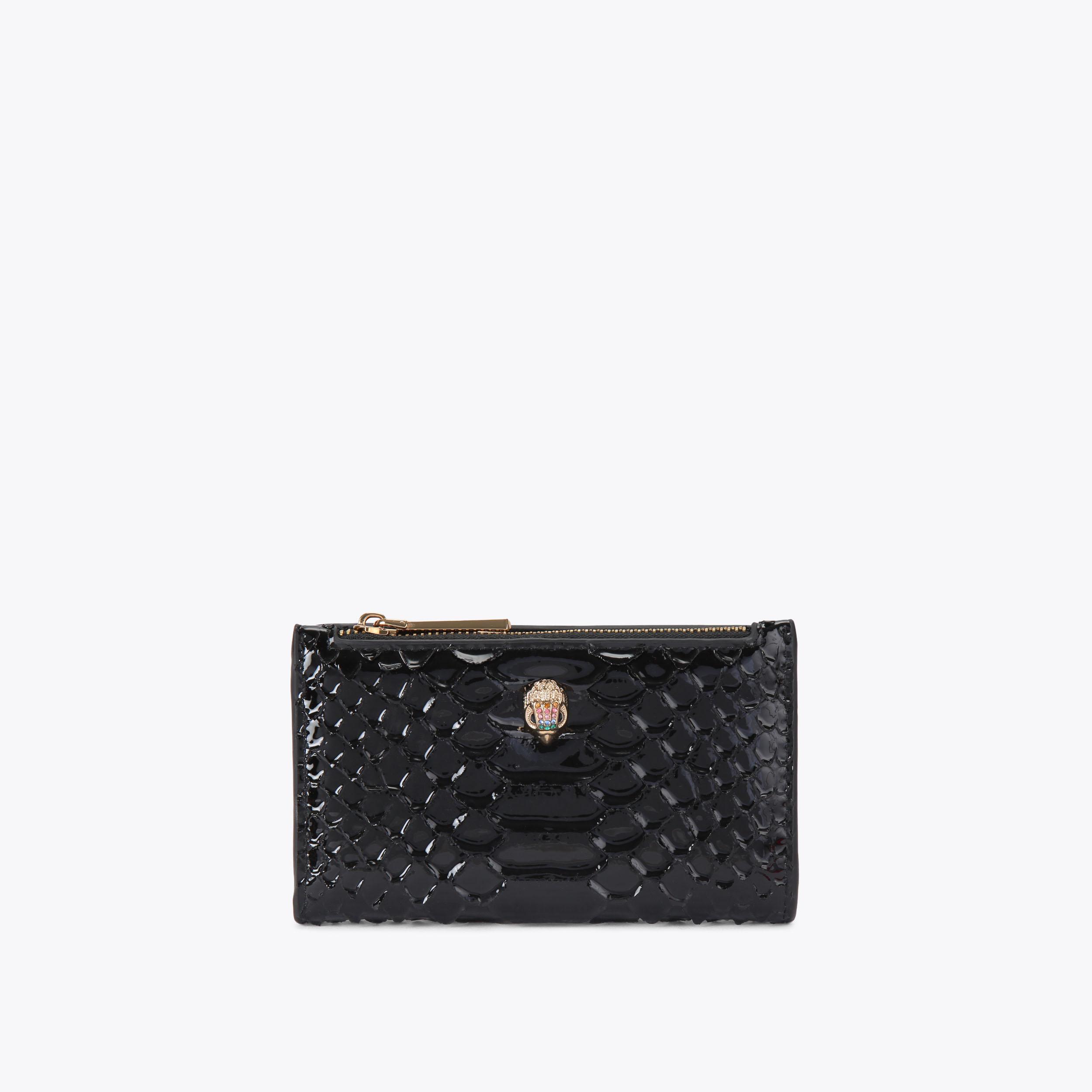 KENSINGTON BIFOLD WALLET Black Fold Over Wallet by KURT GEIGER LONDON