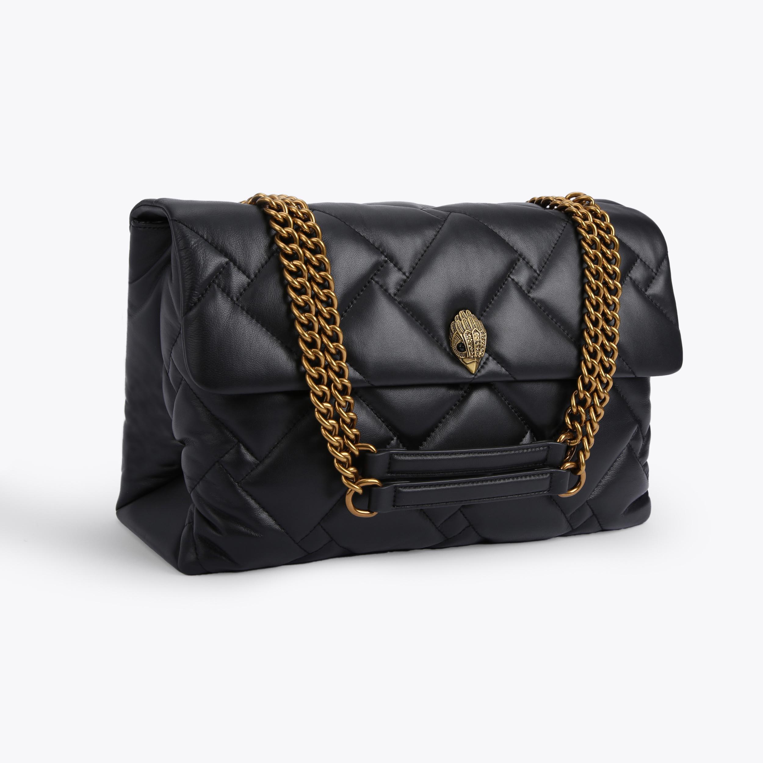 Kensington Soft Xxl Bag Black Quilted Extra Large Soft Kensington Bag By Kurt Geiger London
