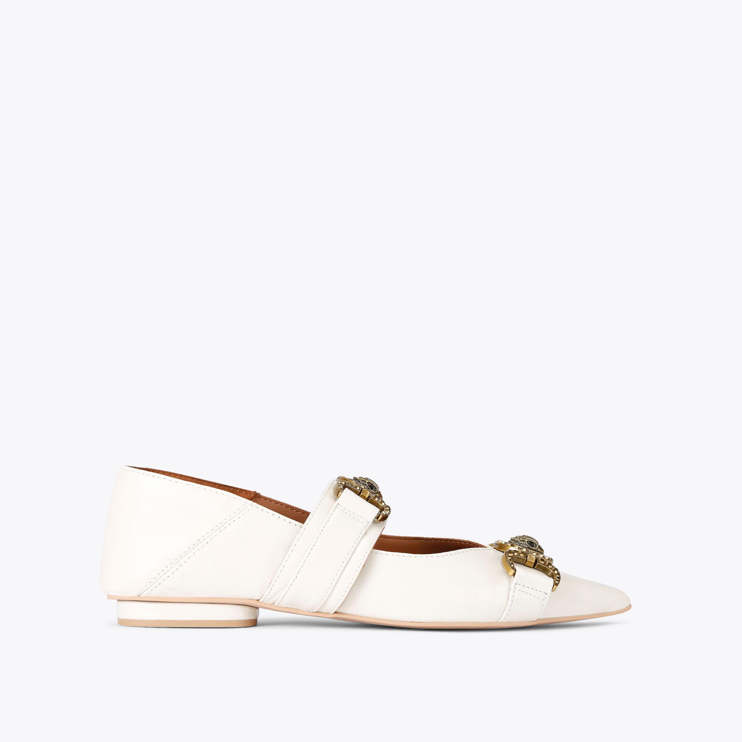 MANSION POINT SLIP ON Bone Croc Slip On Mule Flat by KURT GEIGER LONDON