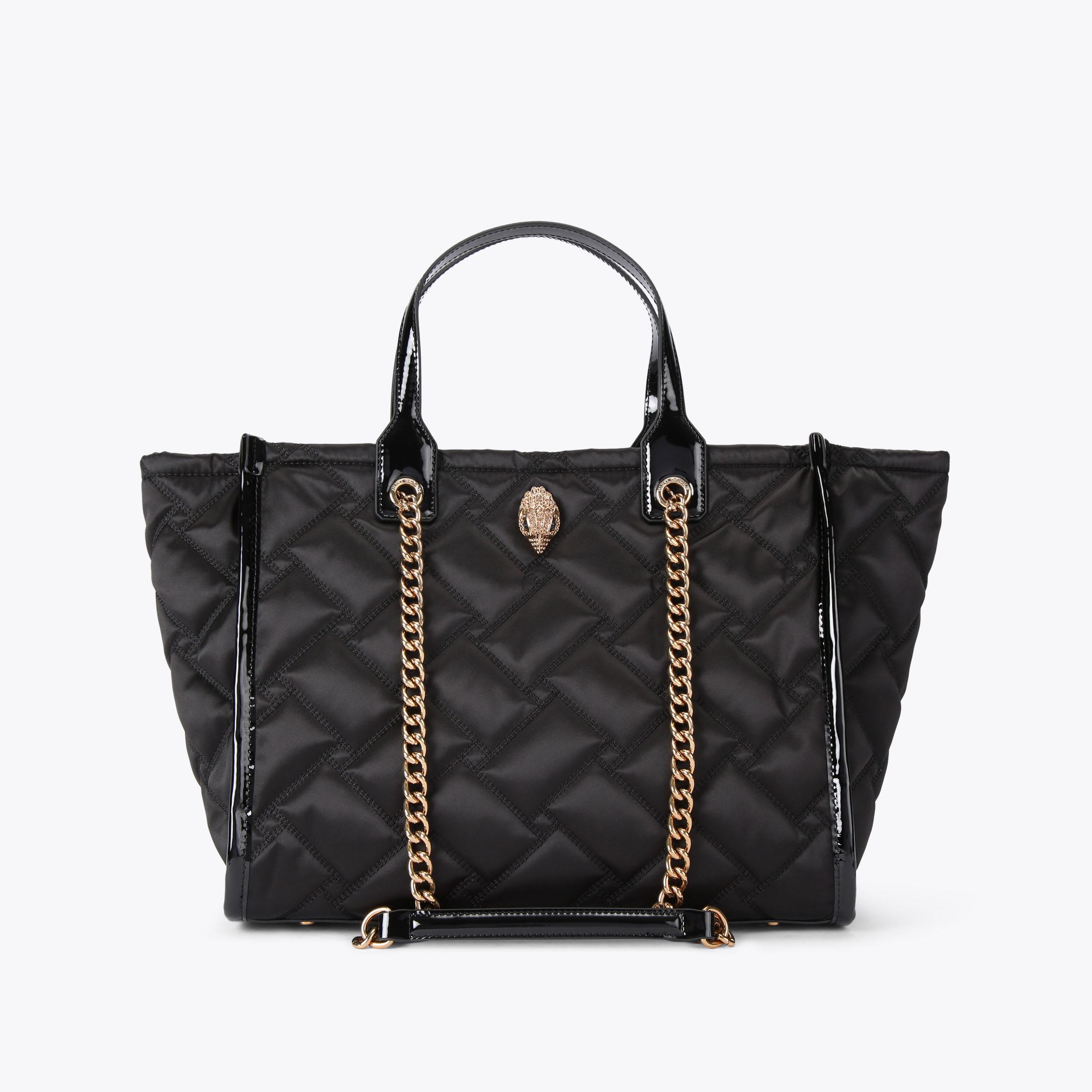 HOXTON SHOPPER Black Nylon Shopper Bag by KURT GEIGER LONDON