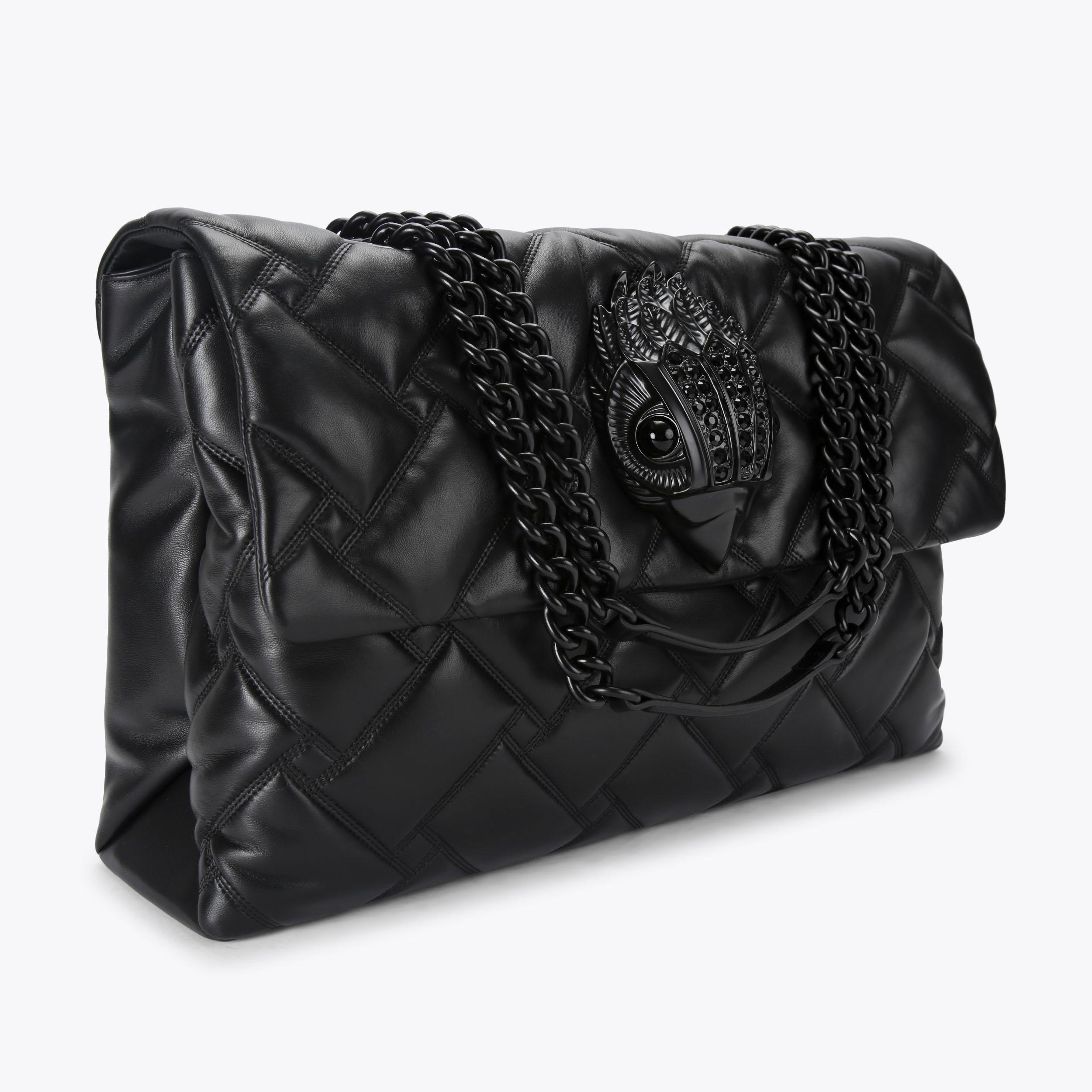 MACRO KENSINGTON DR Black Drench Shoulder Bag by KURT GEIGER LONDON