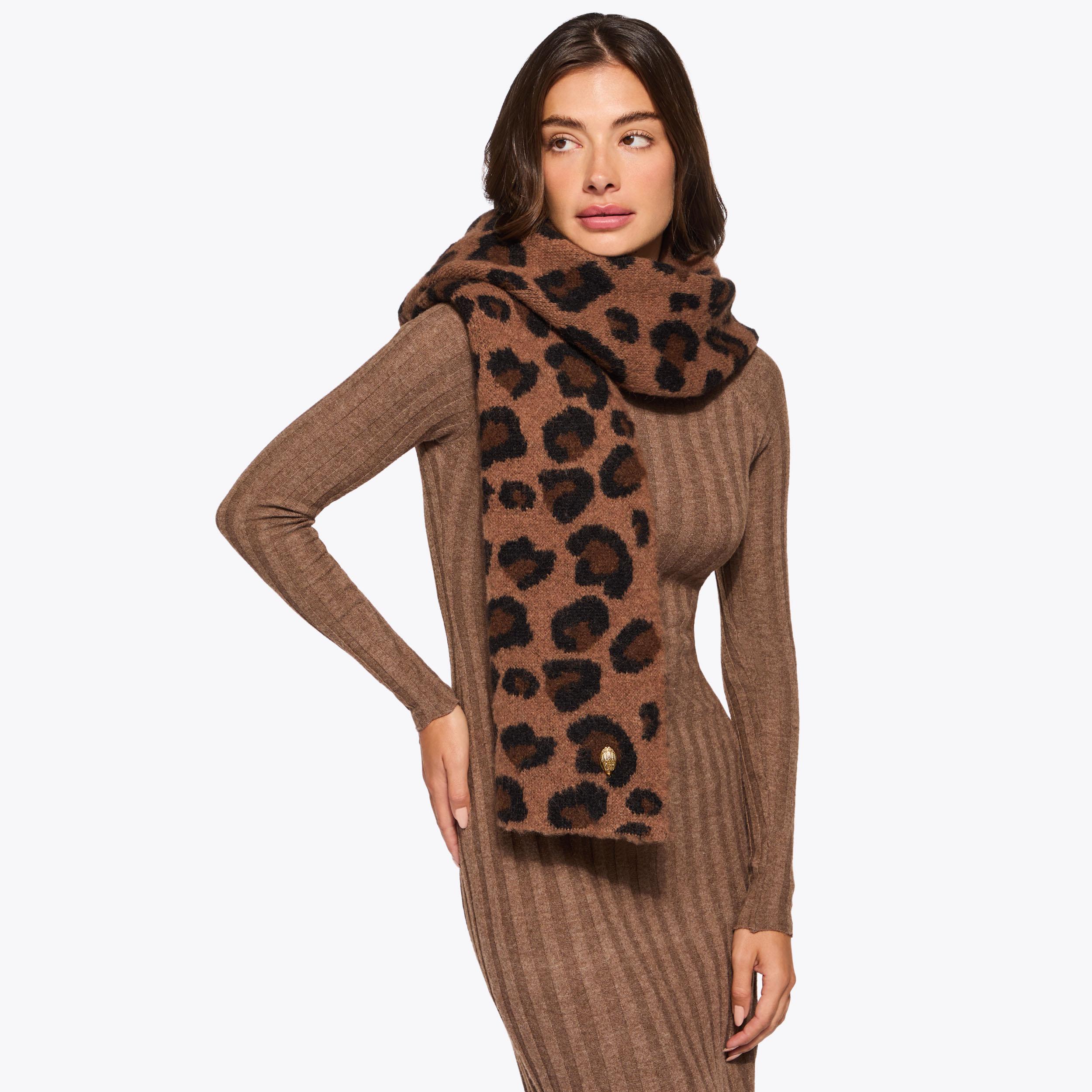 LEOPARD SCARF Leopard Scarf by KURT GEIGER LONDON