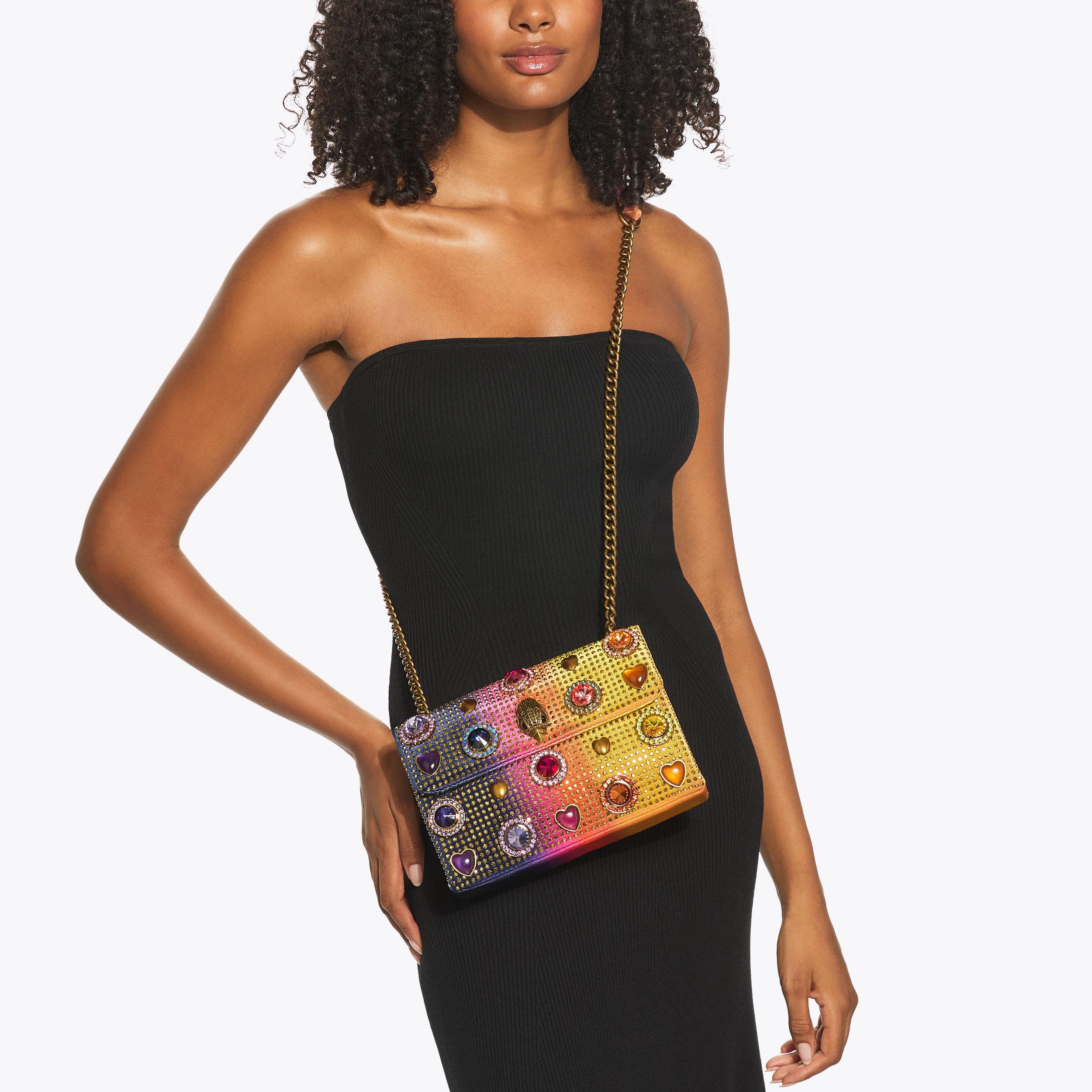 MD KENSINGTON GEM Medium Velvet Crystal Kensington by KURT GEIGER LONDON