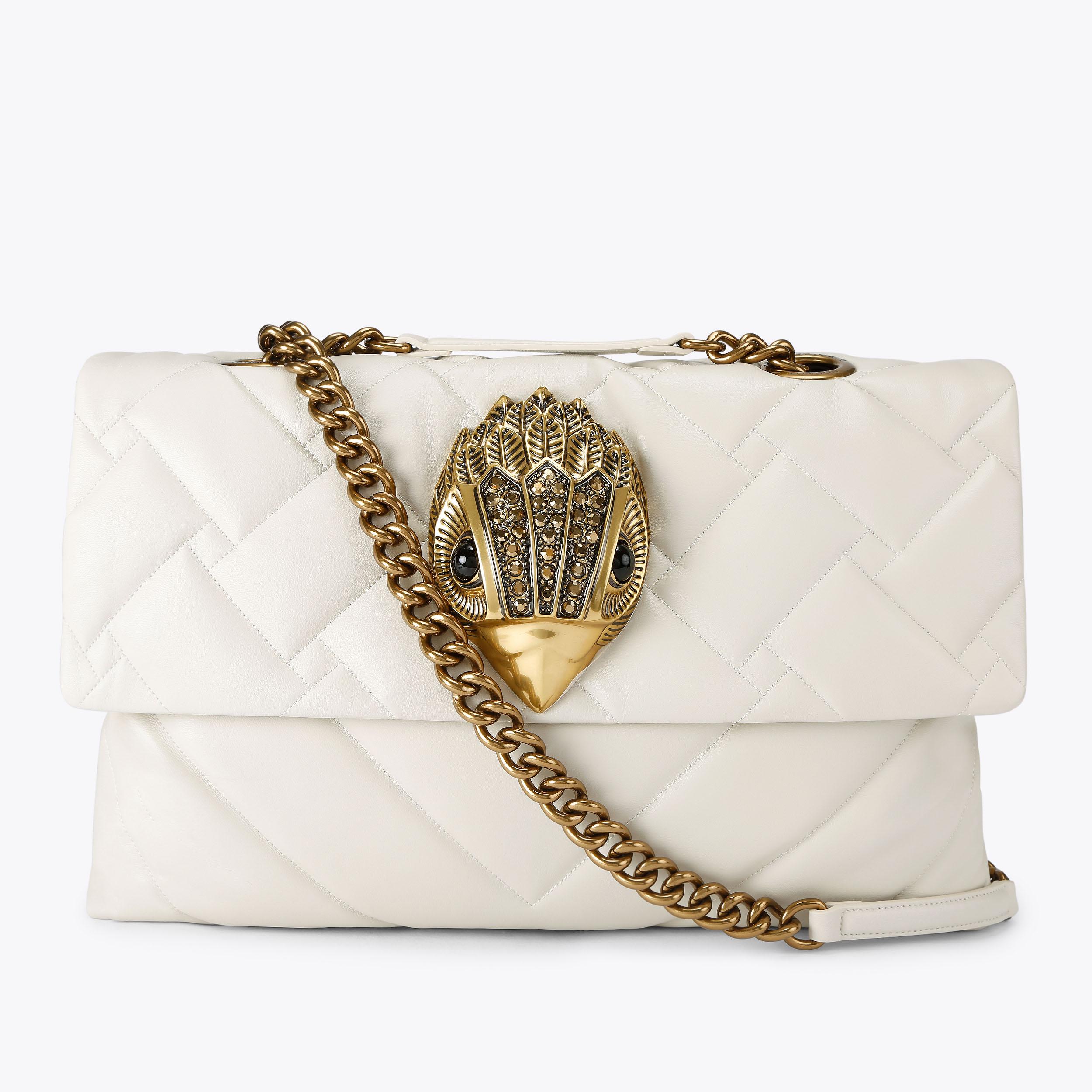 MACRO KENSINGTON Bone Leather Shoulder Bag by Kurt Geiger London