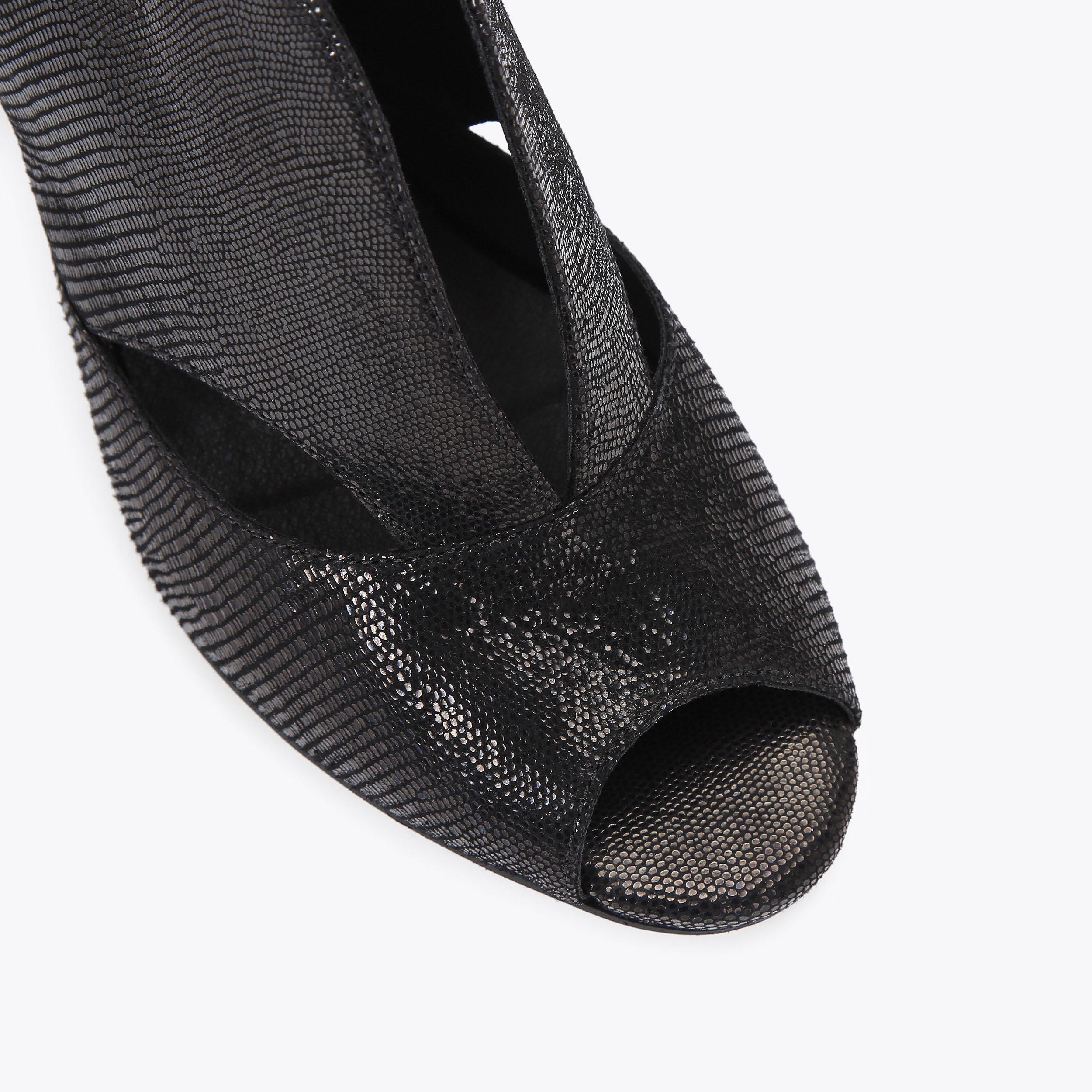 ARABELLA Black suede slingback heels by CARVELA COMFORT